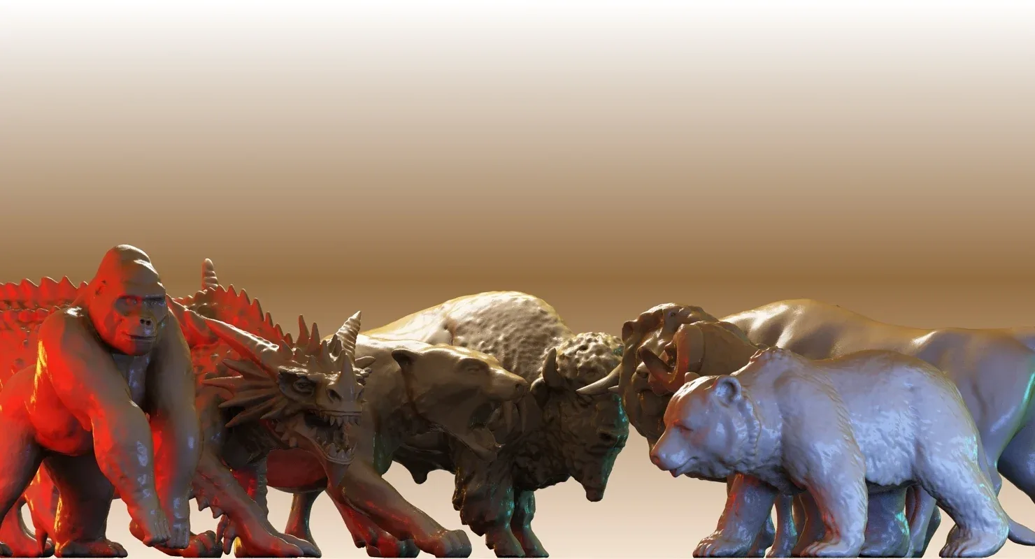 3D Beast Collection - FlippedNormals