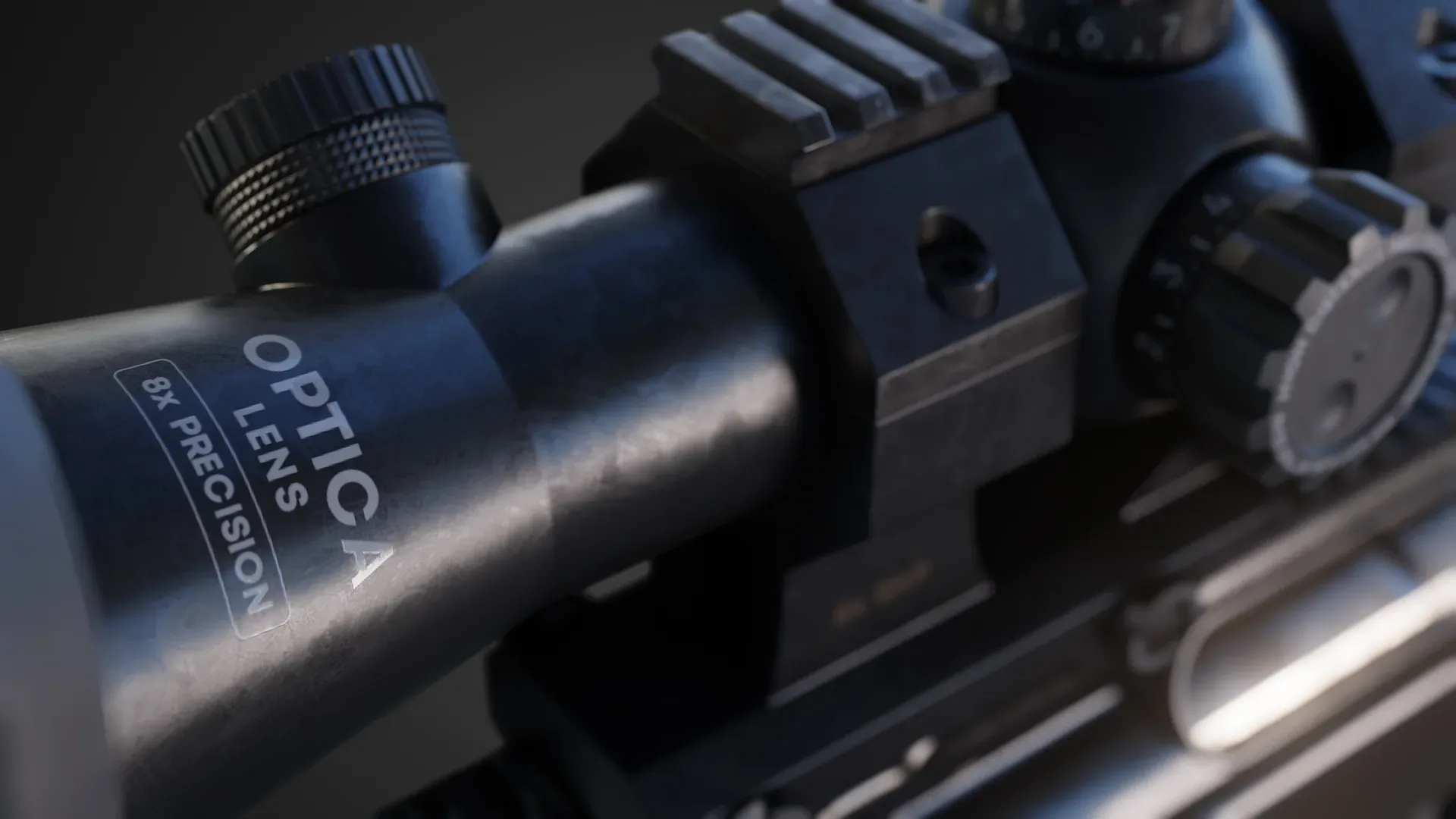 PTK-18 Rifle Low-poly 3D model - FlippedNormals