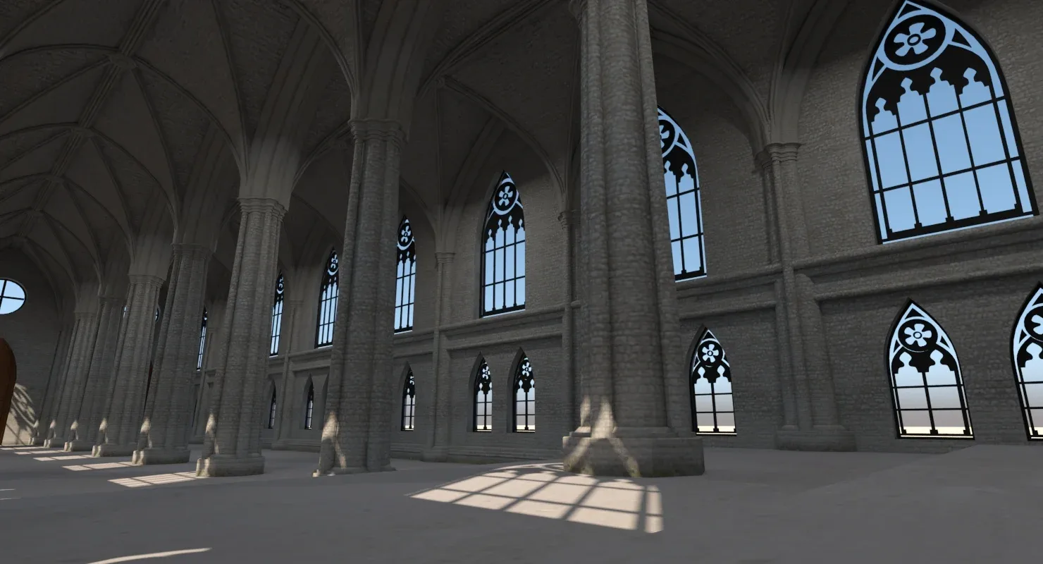 Cathedral Interior - FlippedNormals