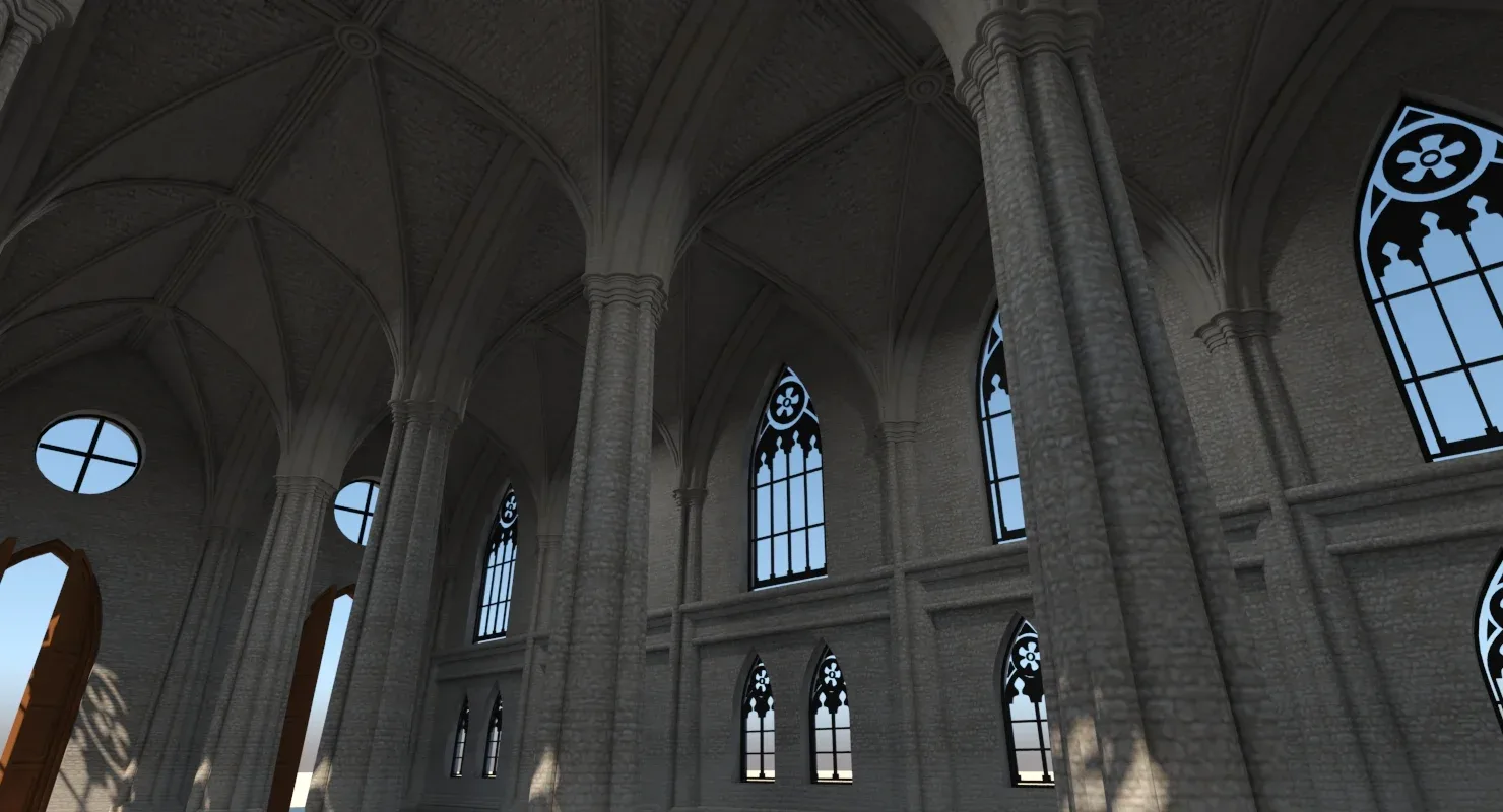 Cathedral Interior - FlippedNormals