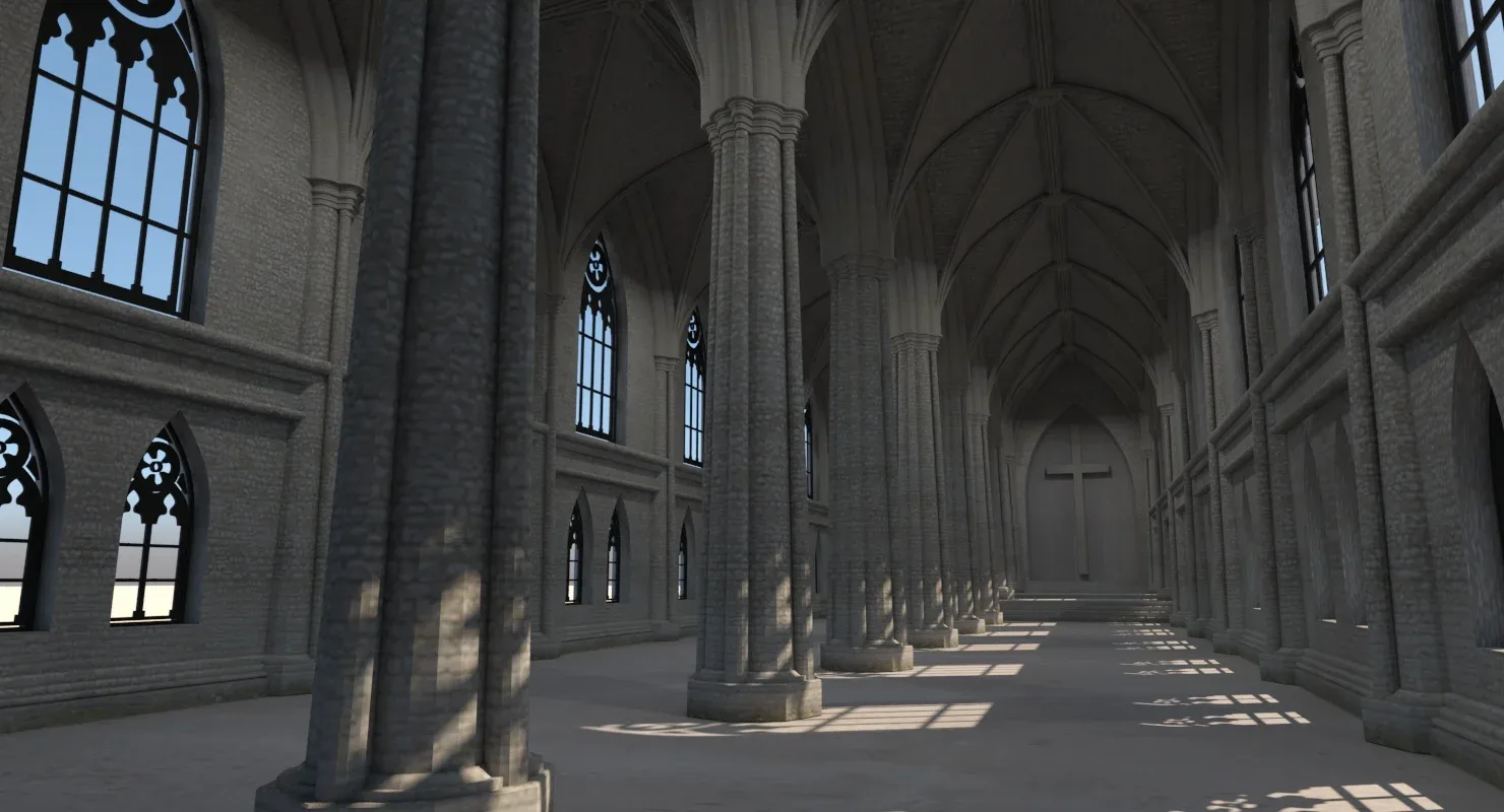 Cathedral Interior - FlippedNormals