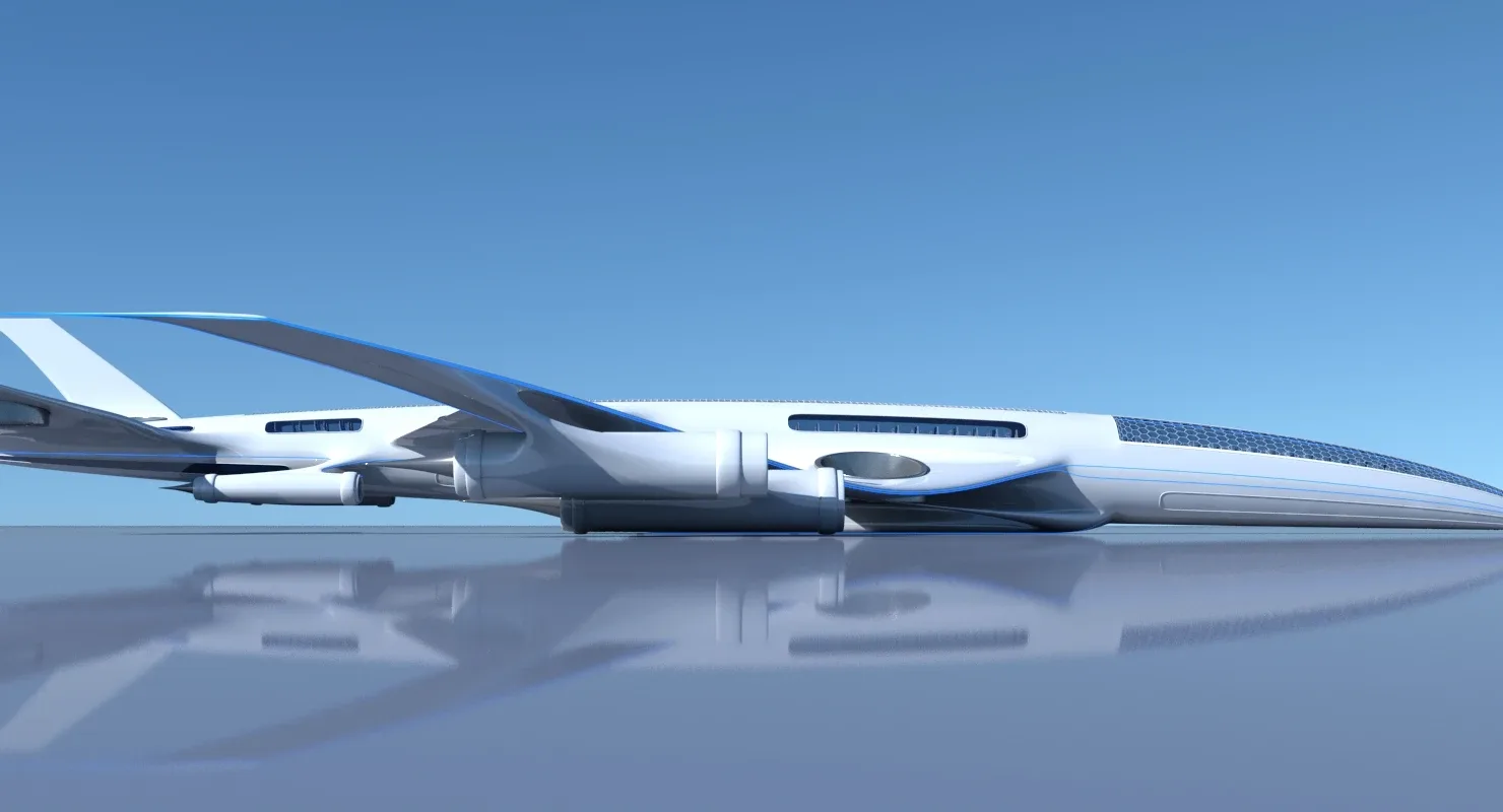 3D Future Jet - FlippedNormals