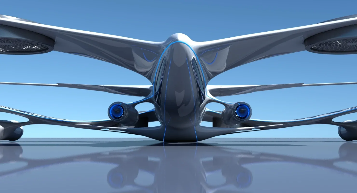 3D Future Jet - FlippedNormals