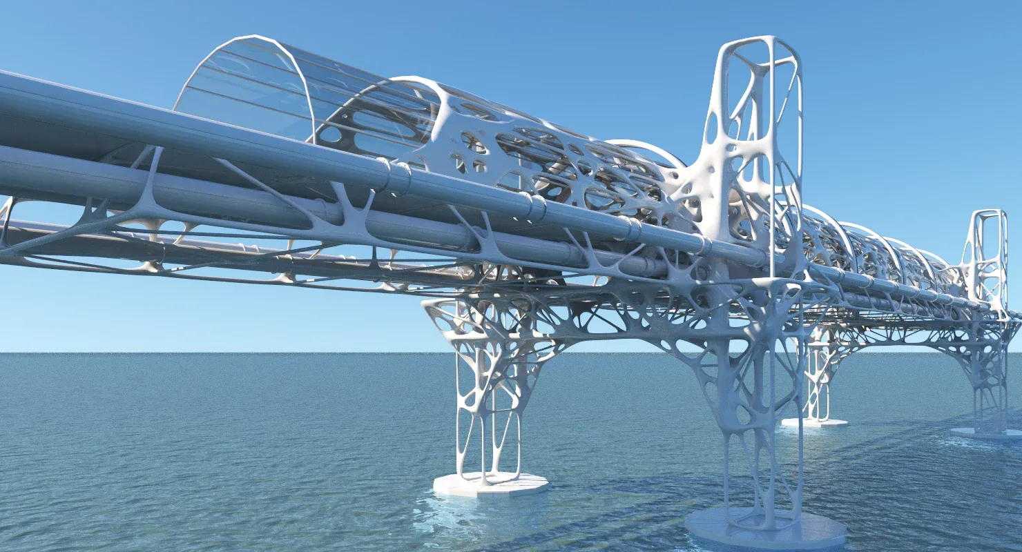 Future Bridge 02 model - FlippedNormals