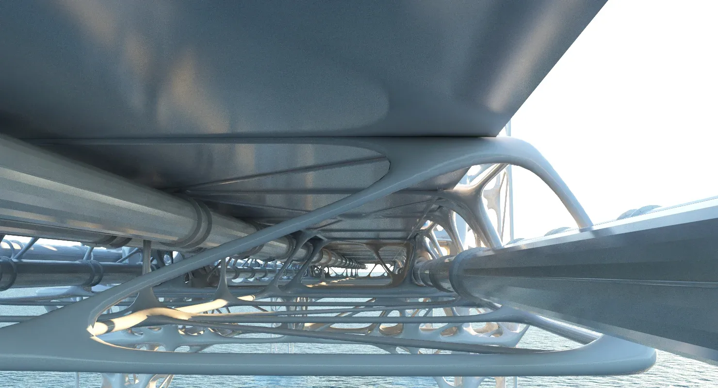 Future Bridge 02 model - FlippedNormals