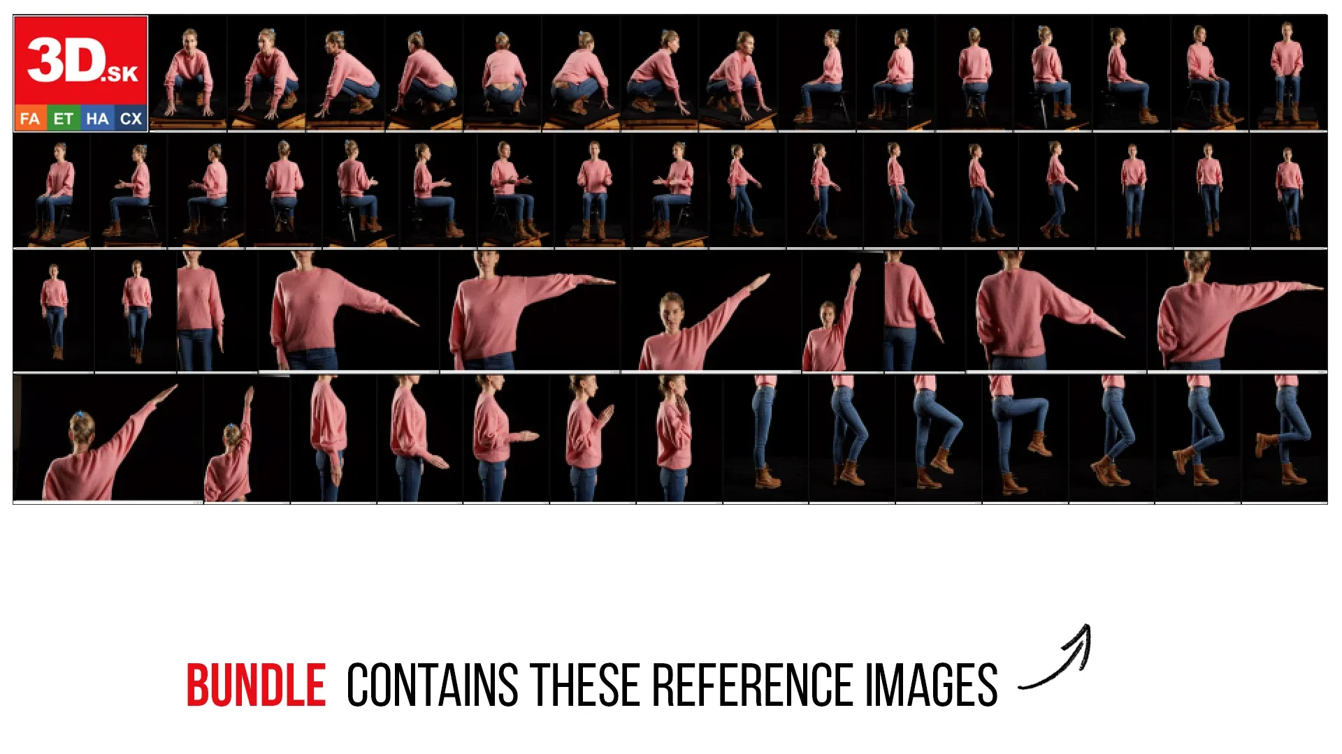 Flexing Female Reference | Shenika - FlippedNormals