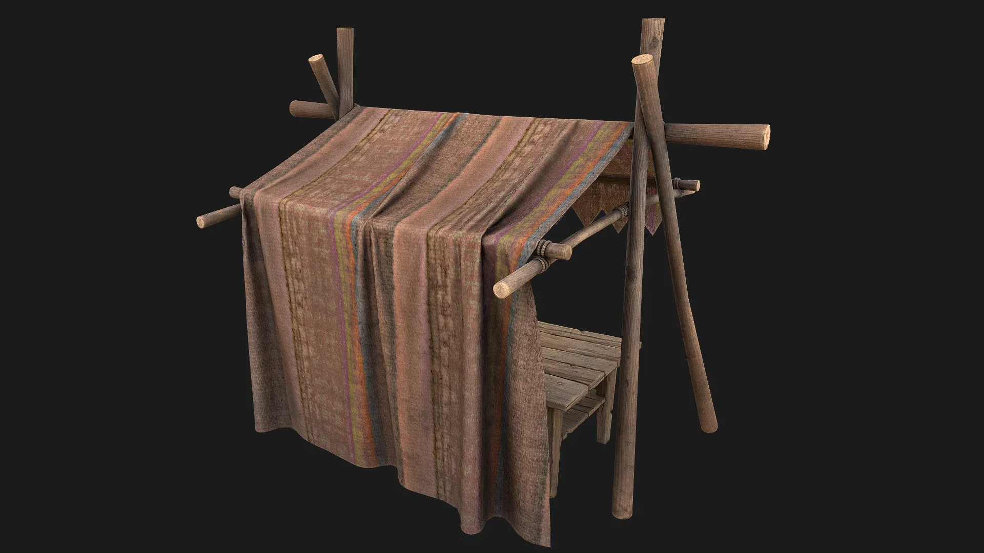 Medieval Bazaar Tent - FlippedNormals