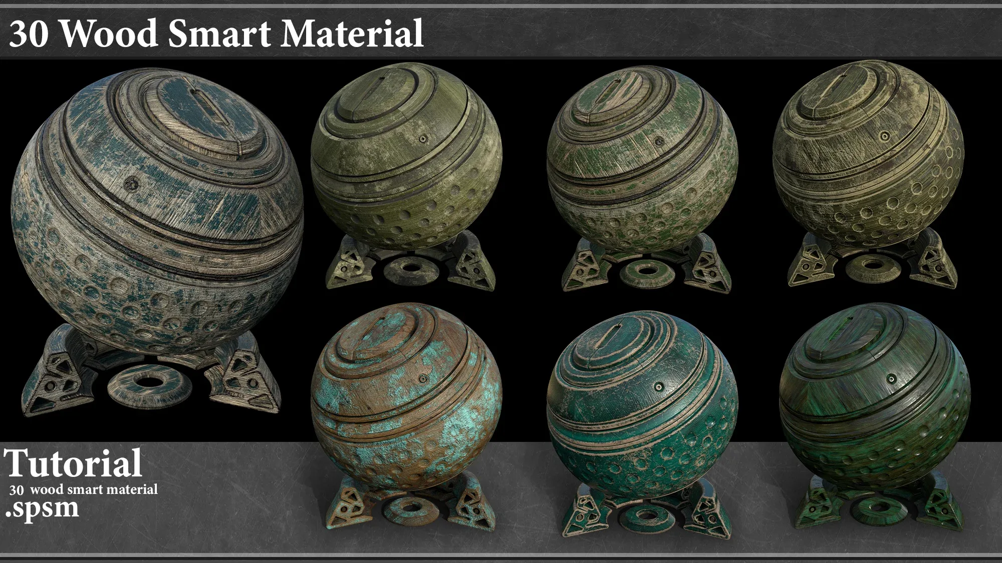 30 Wood Smart Material Vol.1 + - FlippedNormals