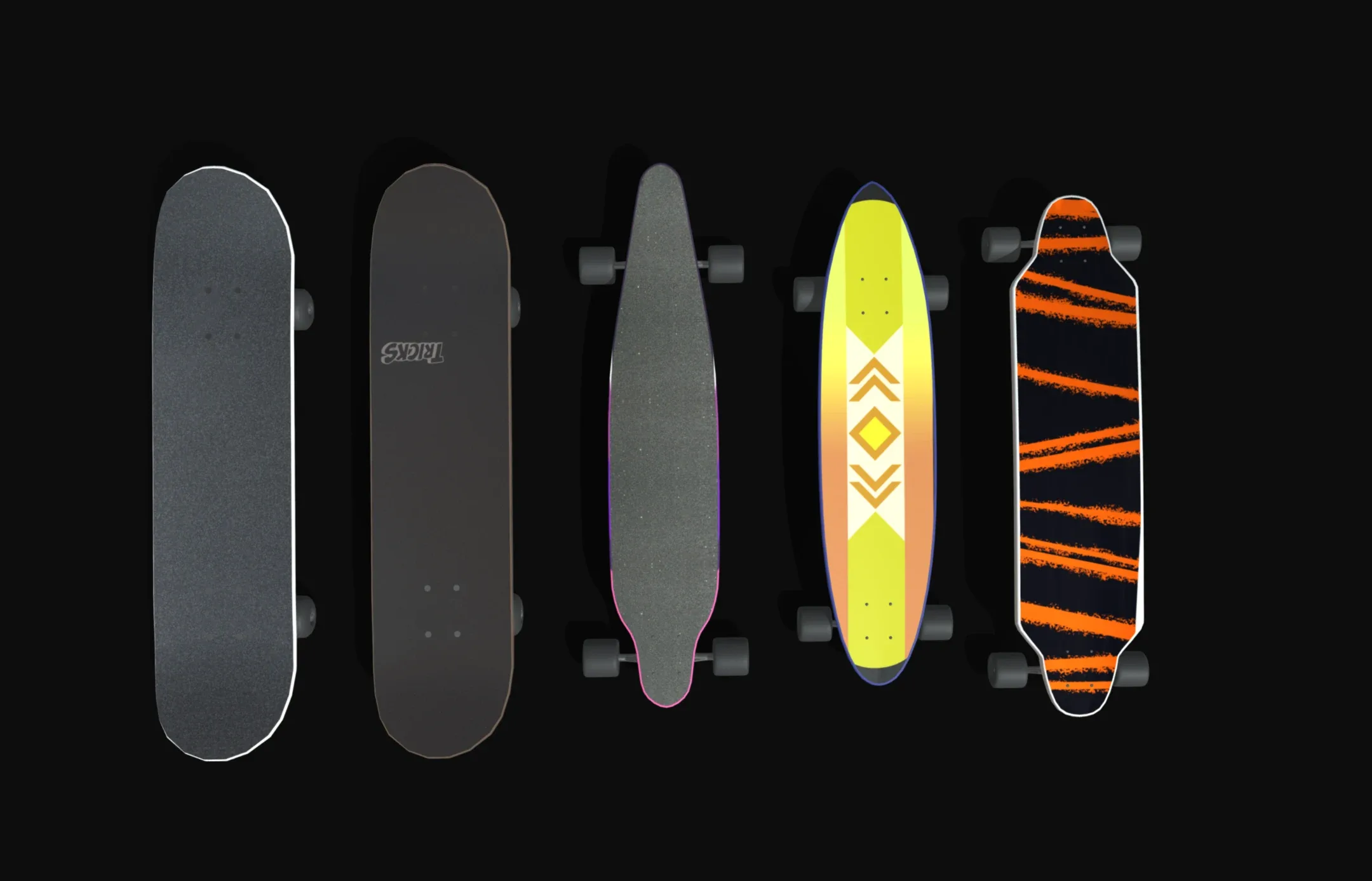 skateboard type - FlippedNormals