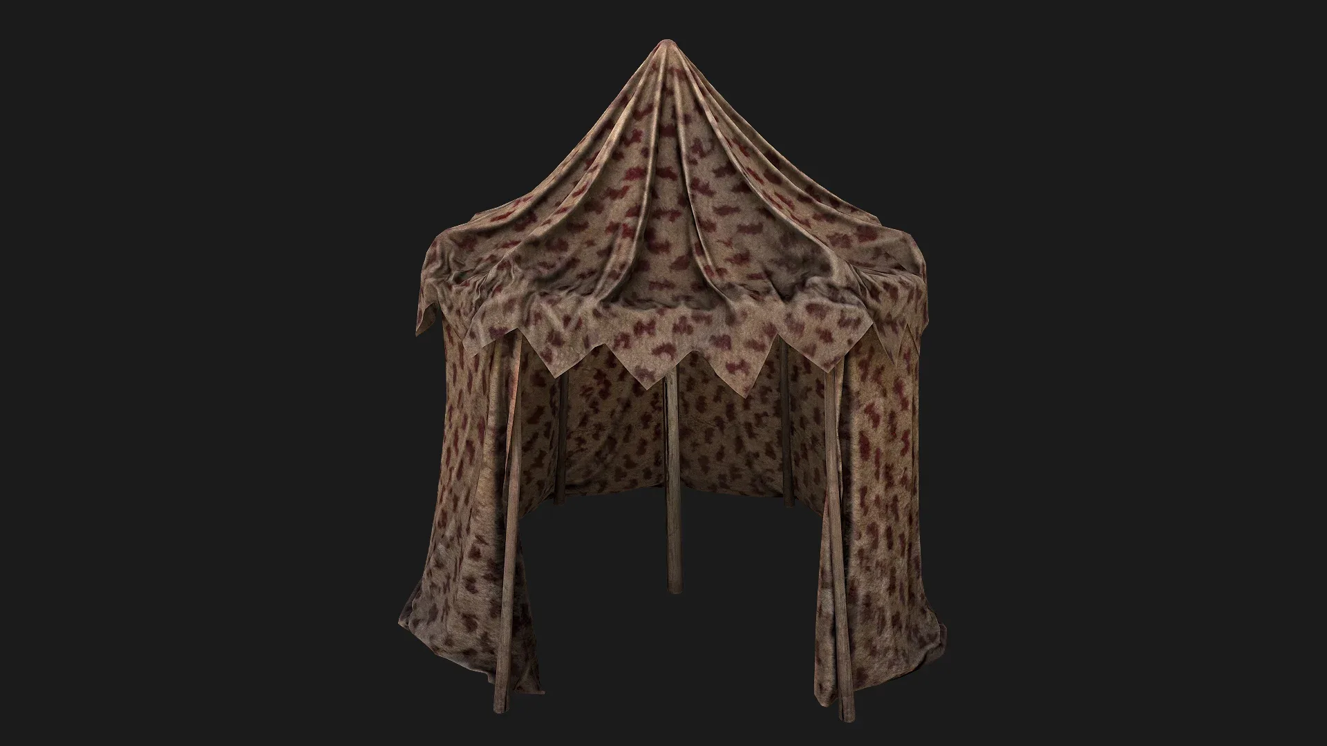 Ancient Tent Market Stall - FlippedNormals