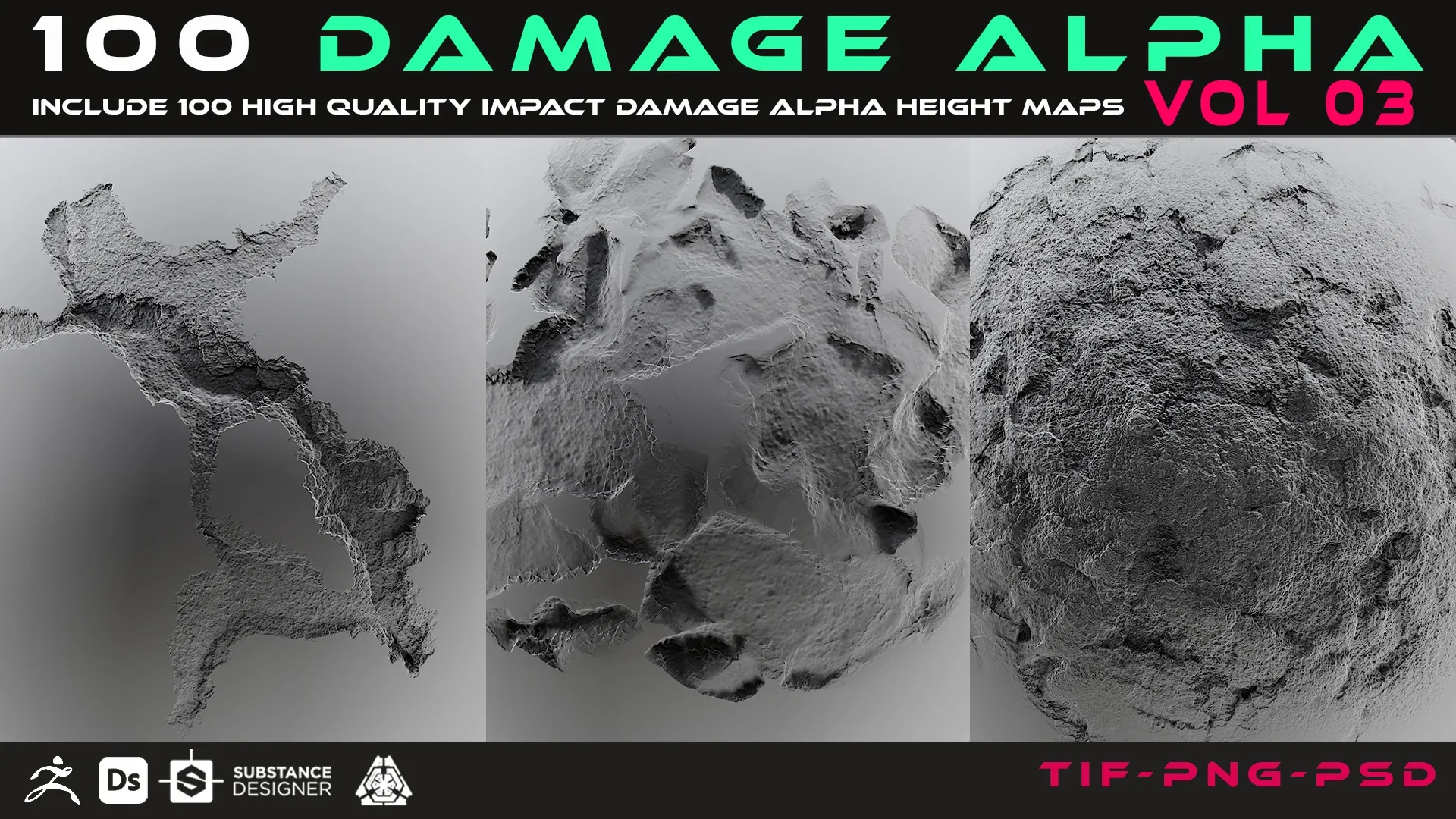100 Damage Alpha - Vol 03 - FlippedNormals