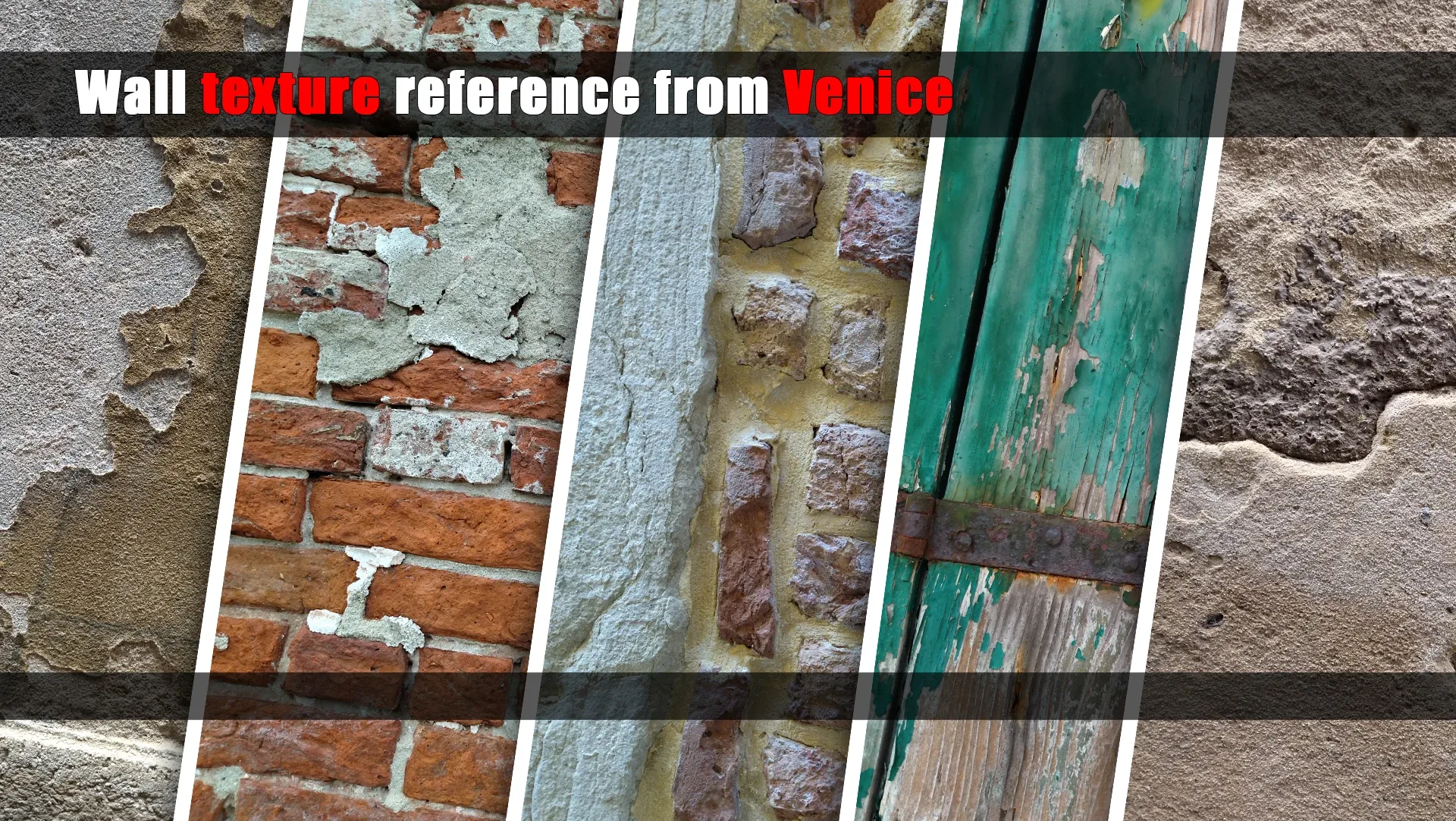 Wall texture reference from Venice - FlippedNormals