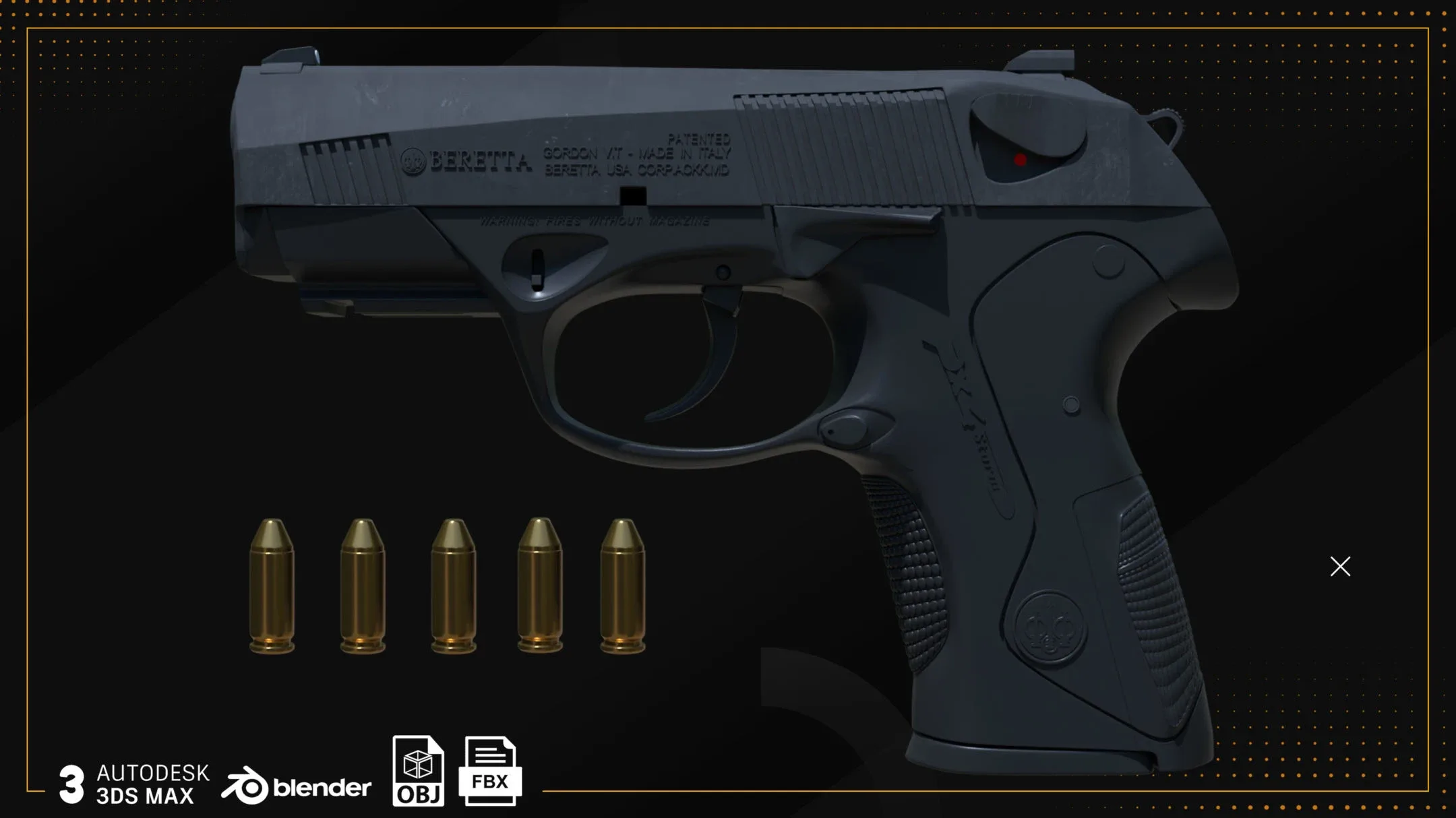 Beretta Px4 Storm - FlippedNormals