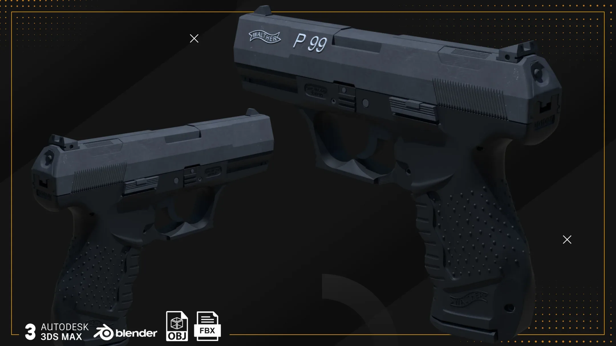 Walther P99 - FlippedNormals