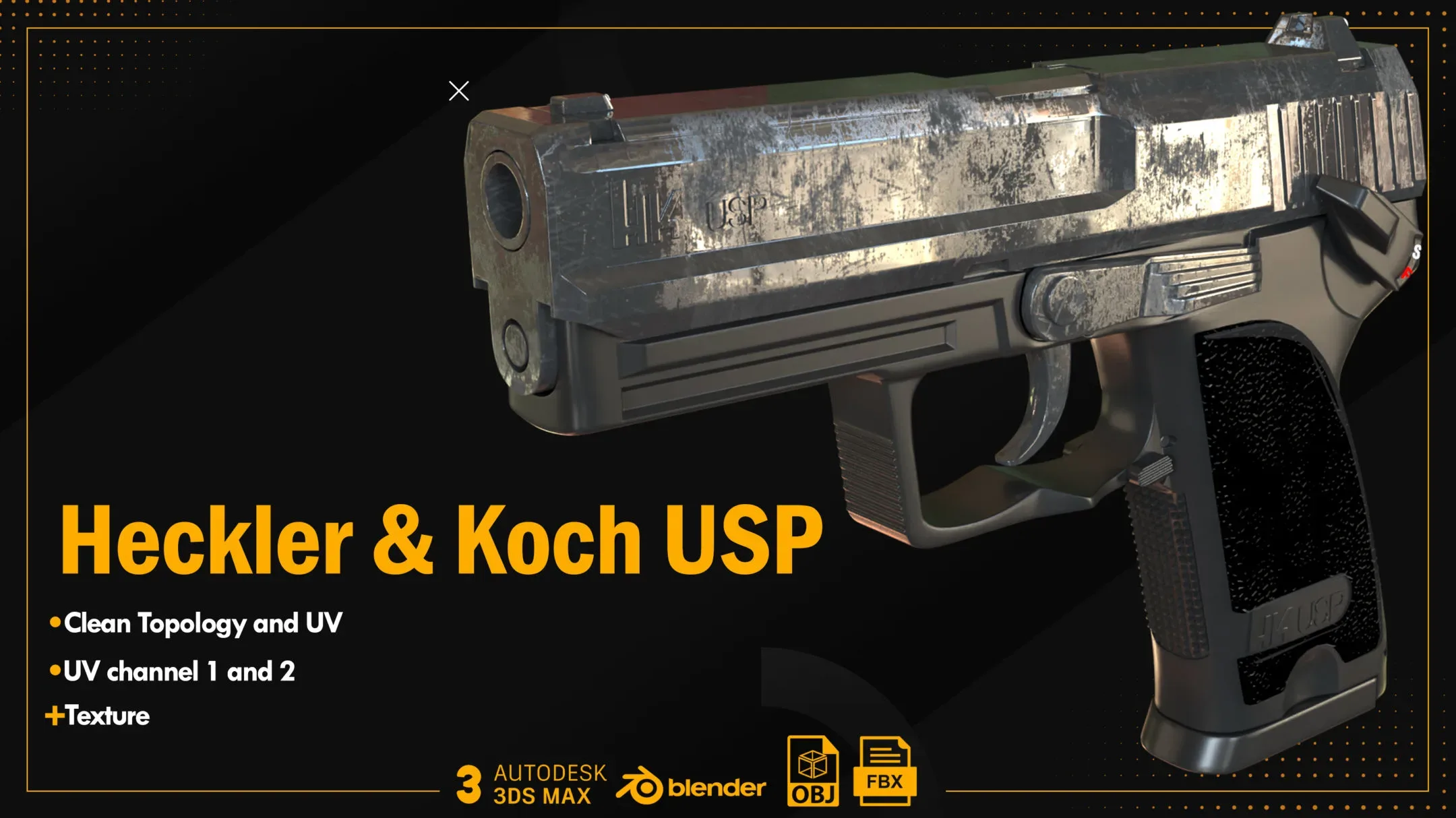 Heckler Koch USP - FlippedNormals