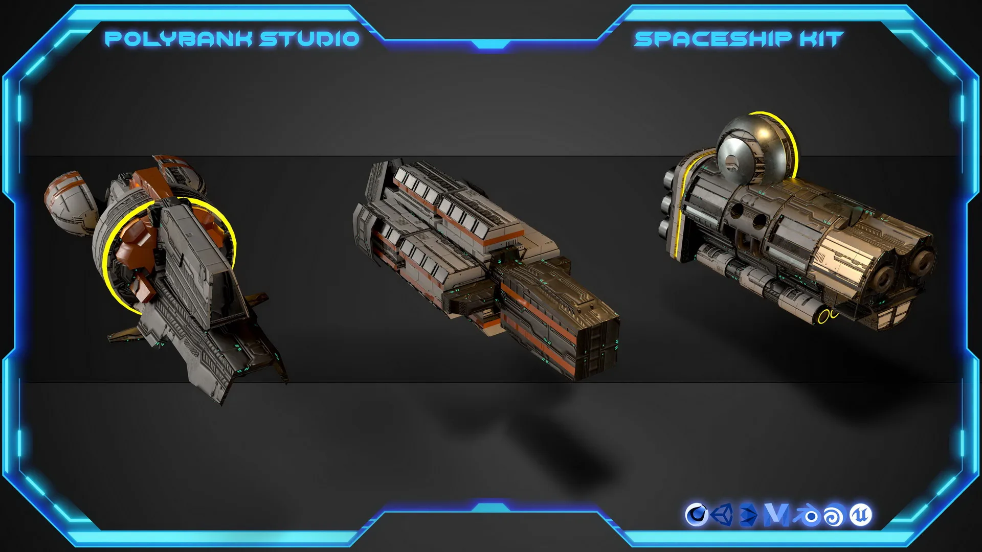 SpaceShip Mega Pack - FlippedNormals