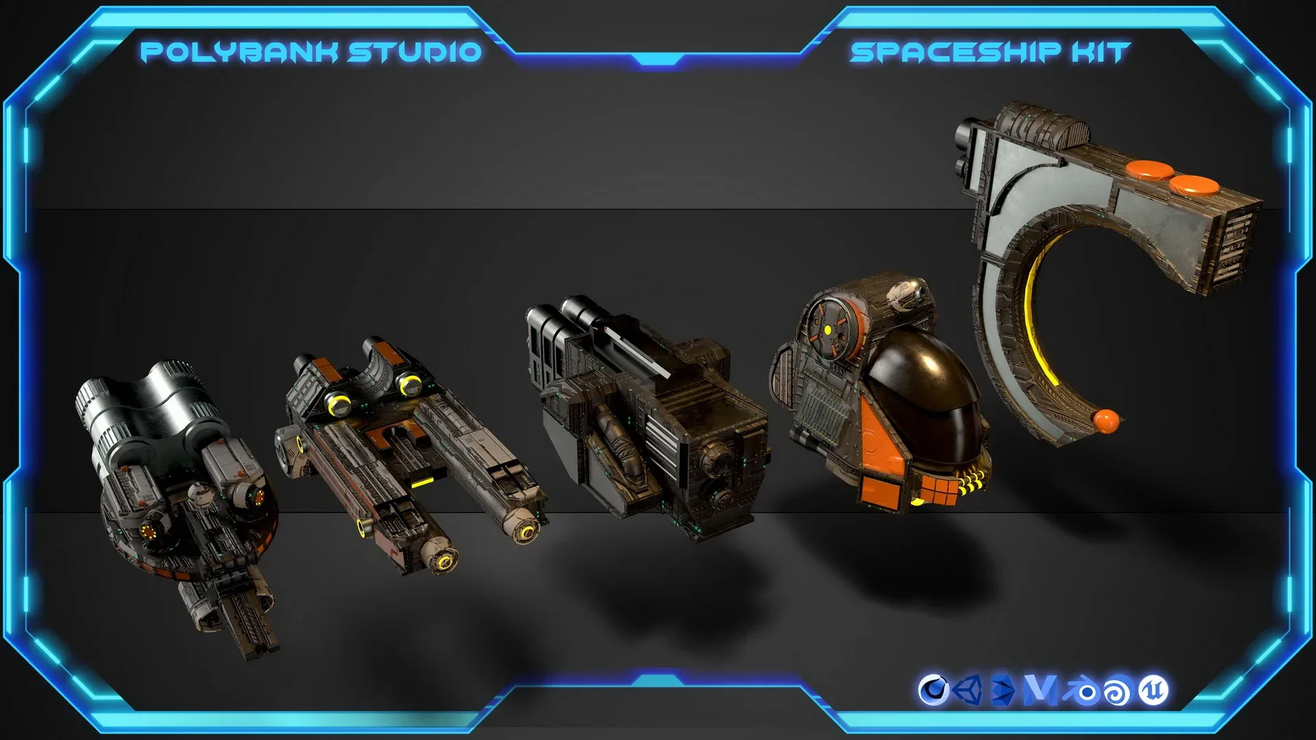SpaceShip Mega Pack - FlippedNormals