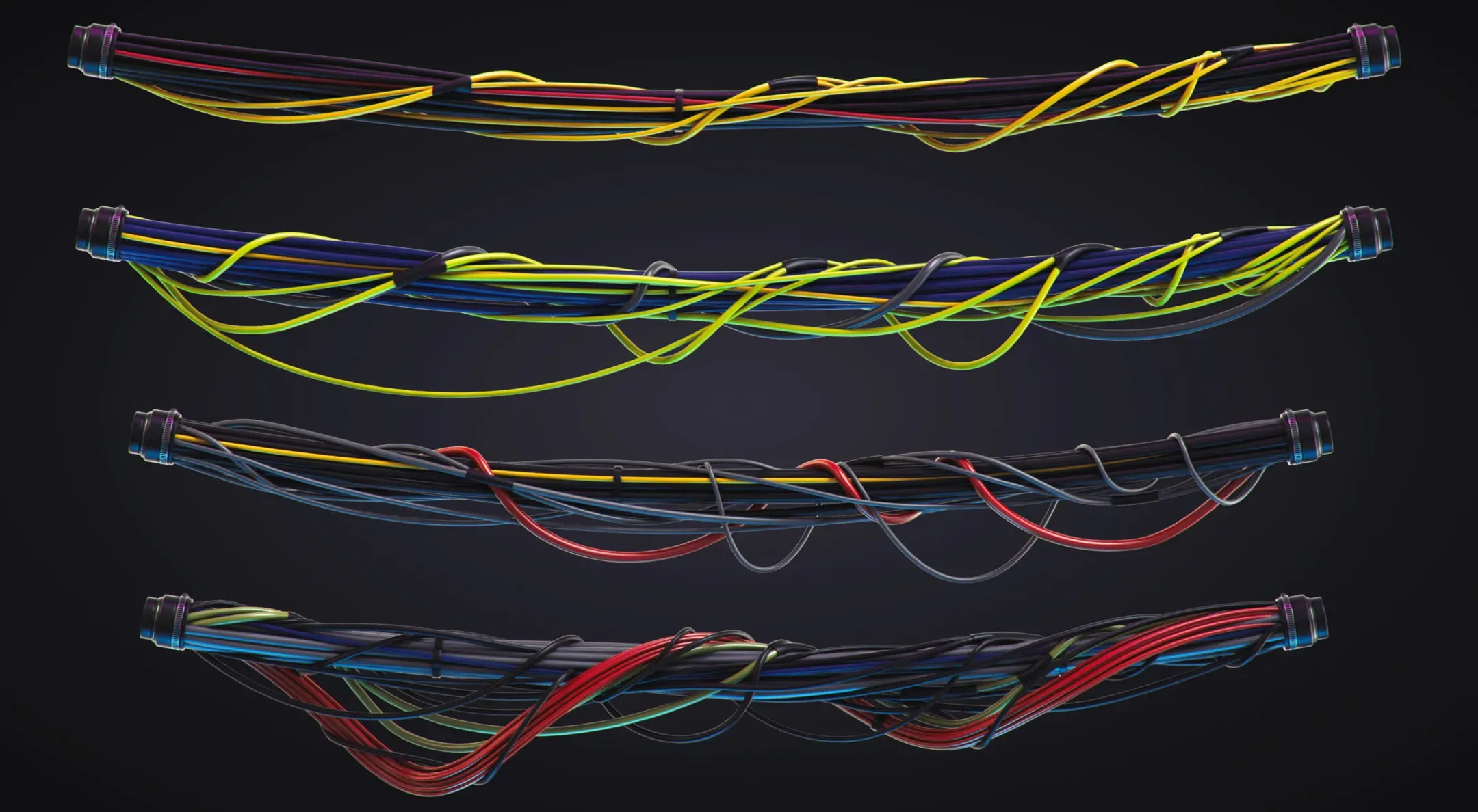 Industrial Wires Set - FlippedNormals