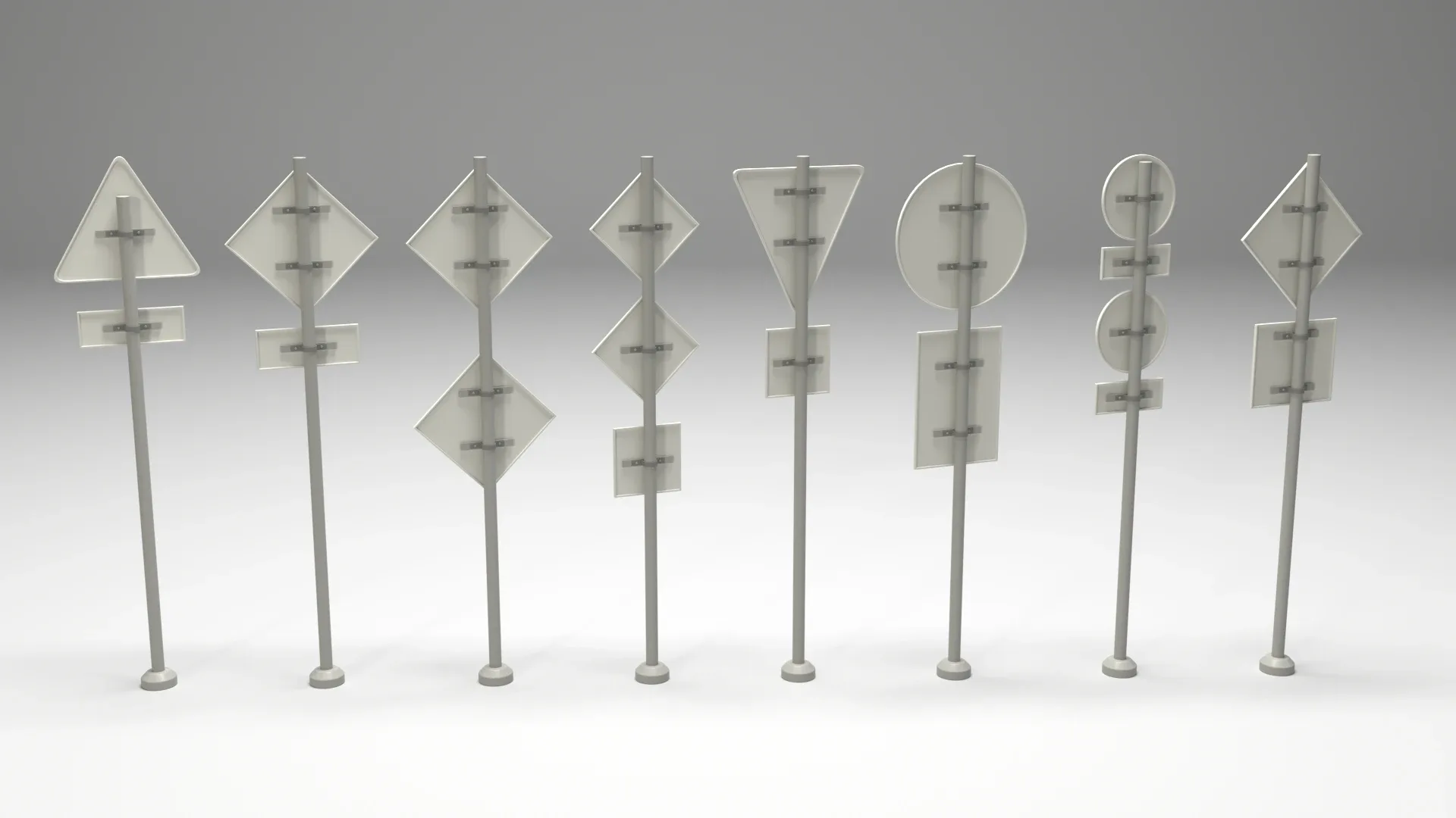 Road Signs - 51 pieces - FlippedNormals