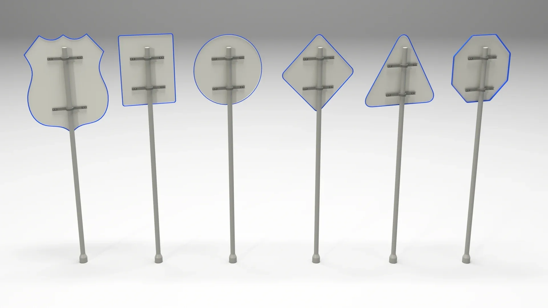 Road Signs - 51 pieces - FlippedNormals