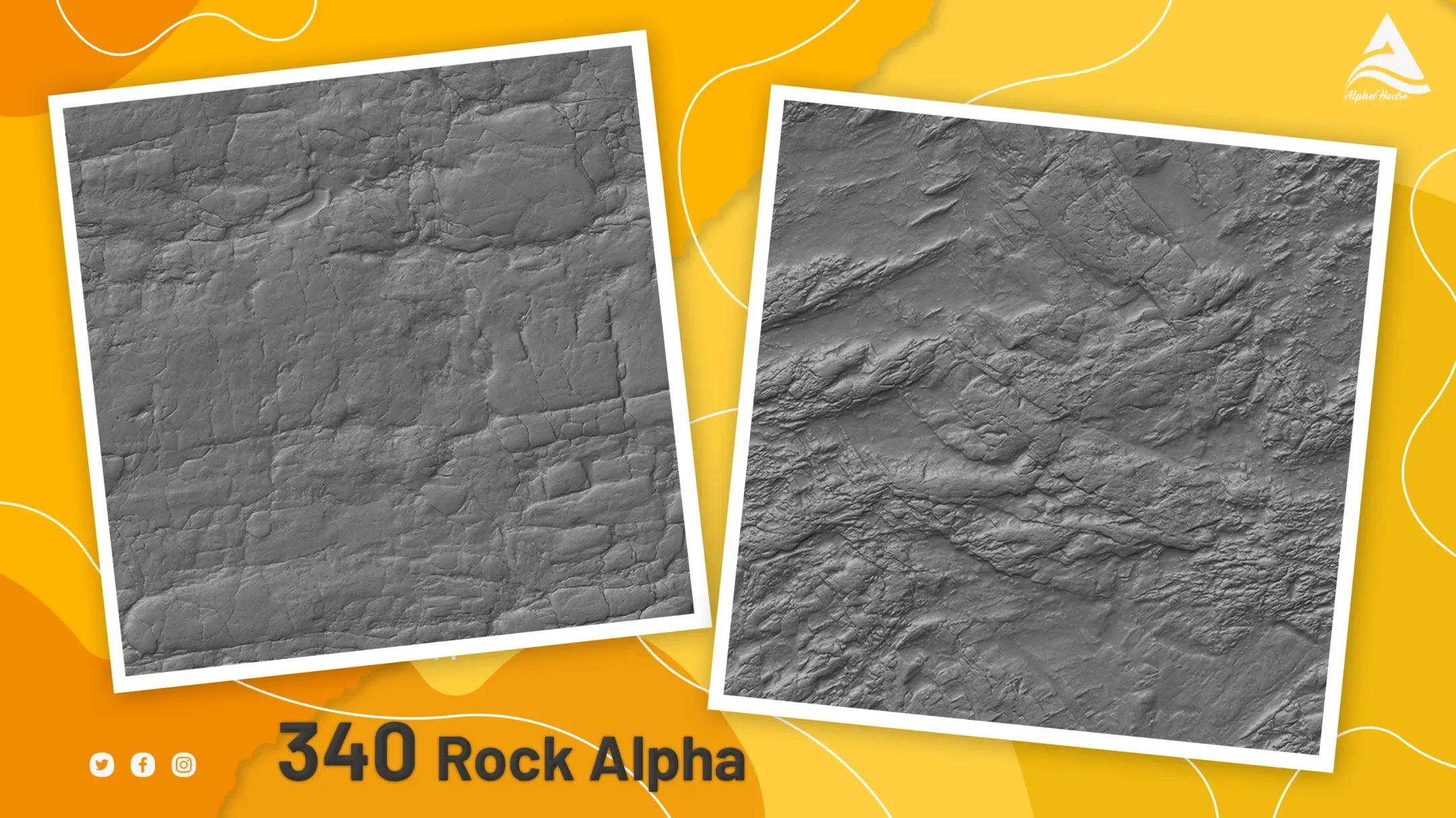 300 Tileable and Seamless Rock - FlippedNormals