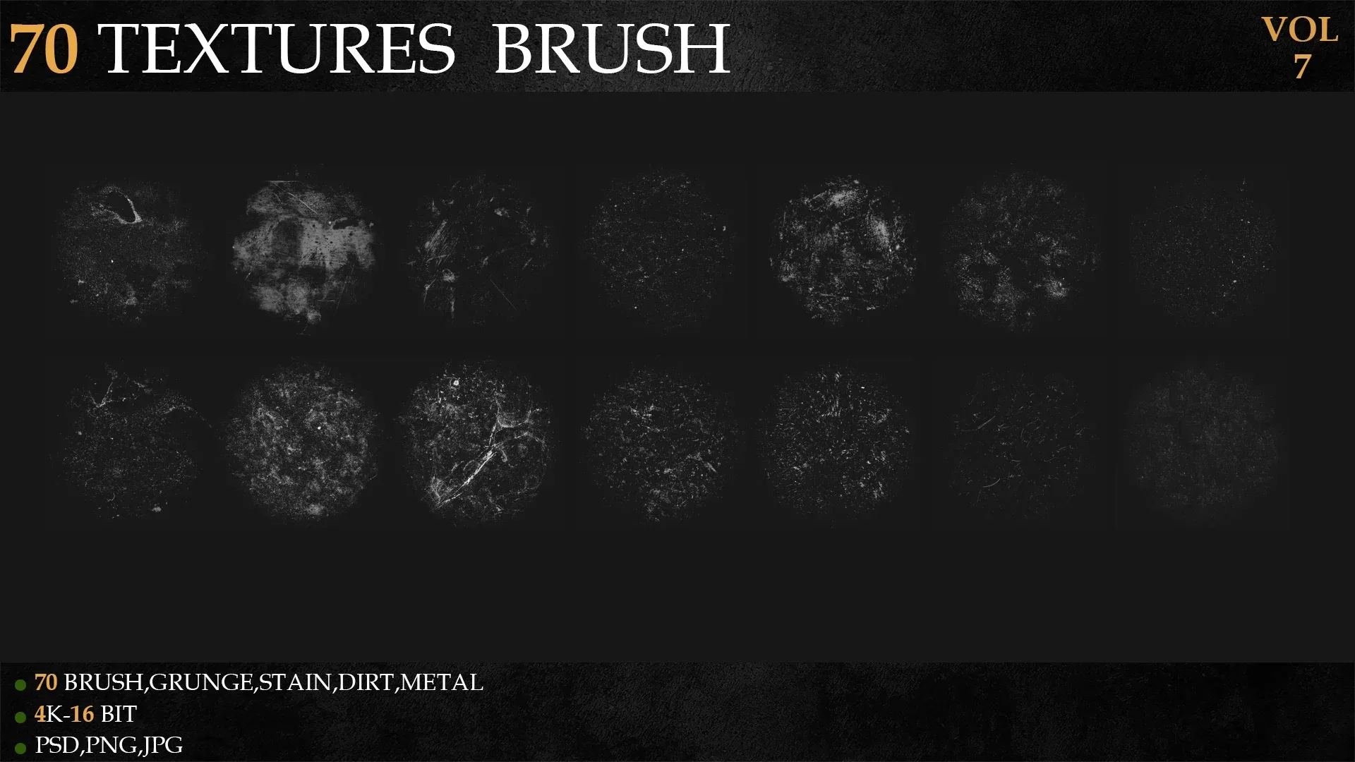 70 TEXTURES BRUSH-VOL 7 - FlippedNormals