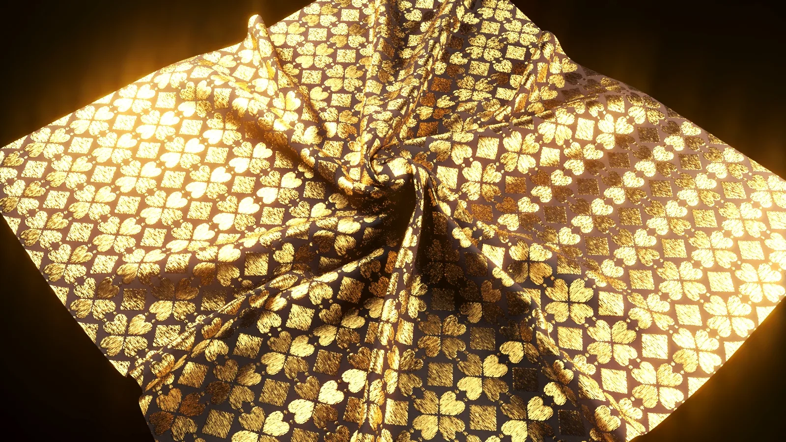 Bling fabric PBR material bundle - FlippedNormals