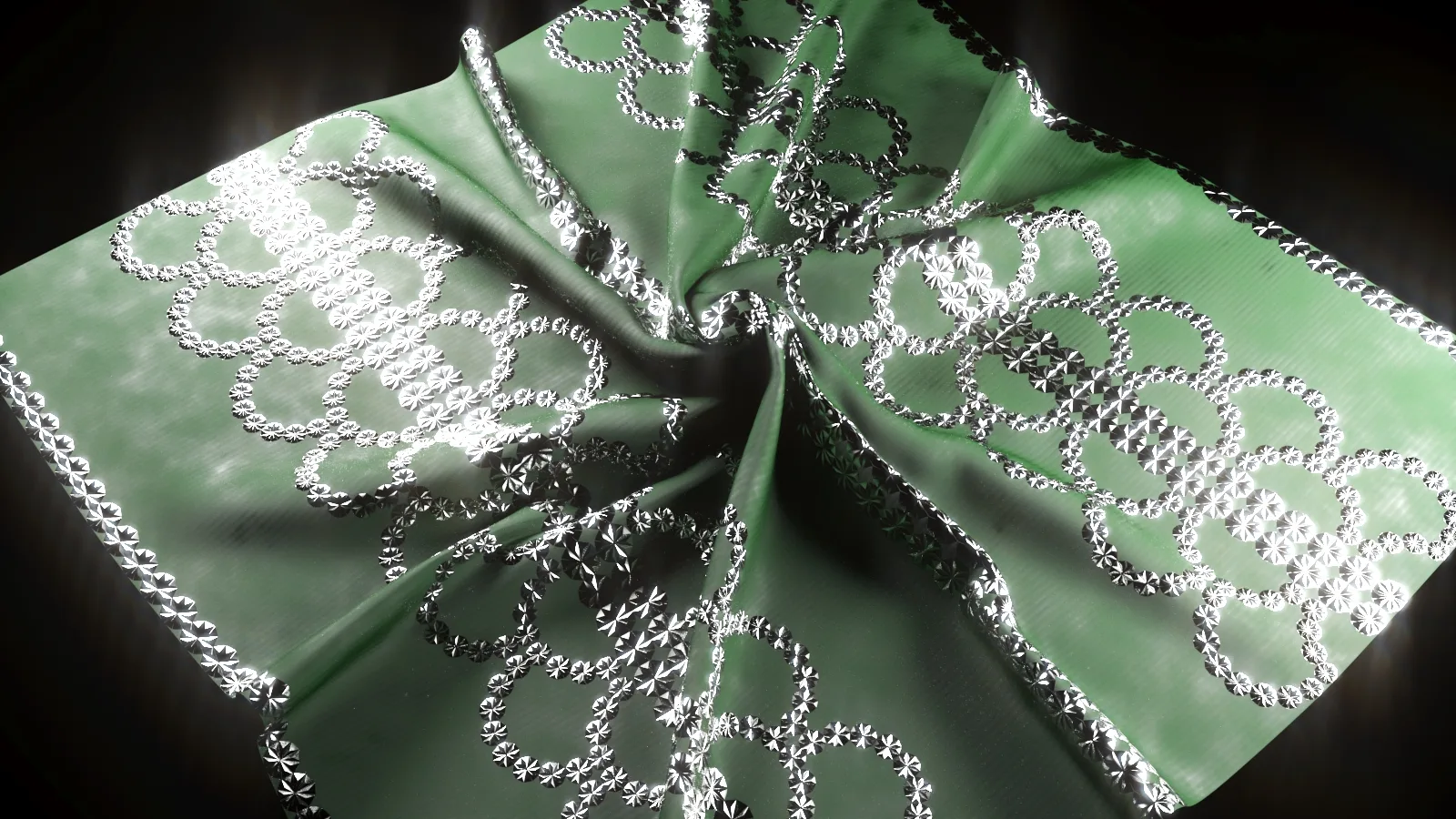 Bling fabric PBR material bundle - FlippedNormals