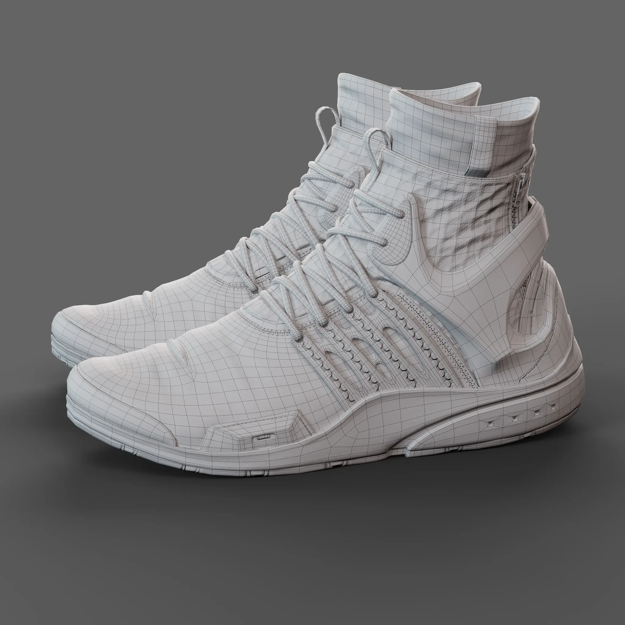 Realistic Cyberpunk Sport Shoes - FlippedNormals