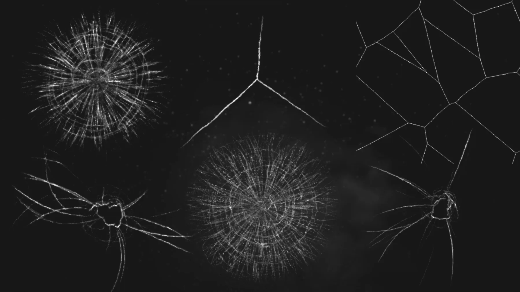 20 Broken/Crack Glass Alpha Set - FlippedNormals