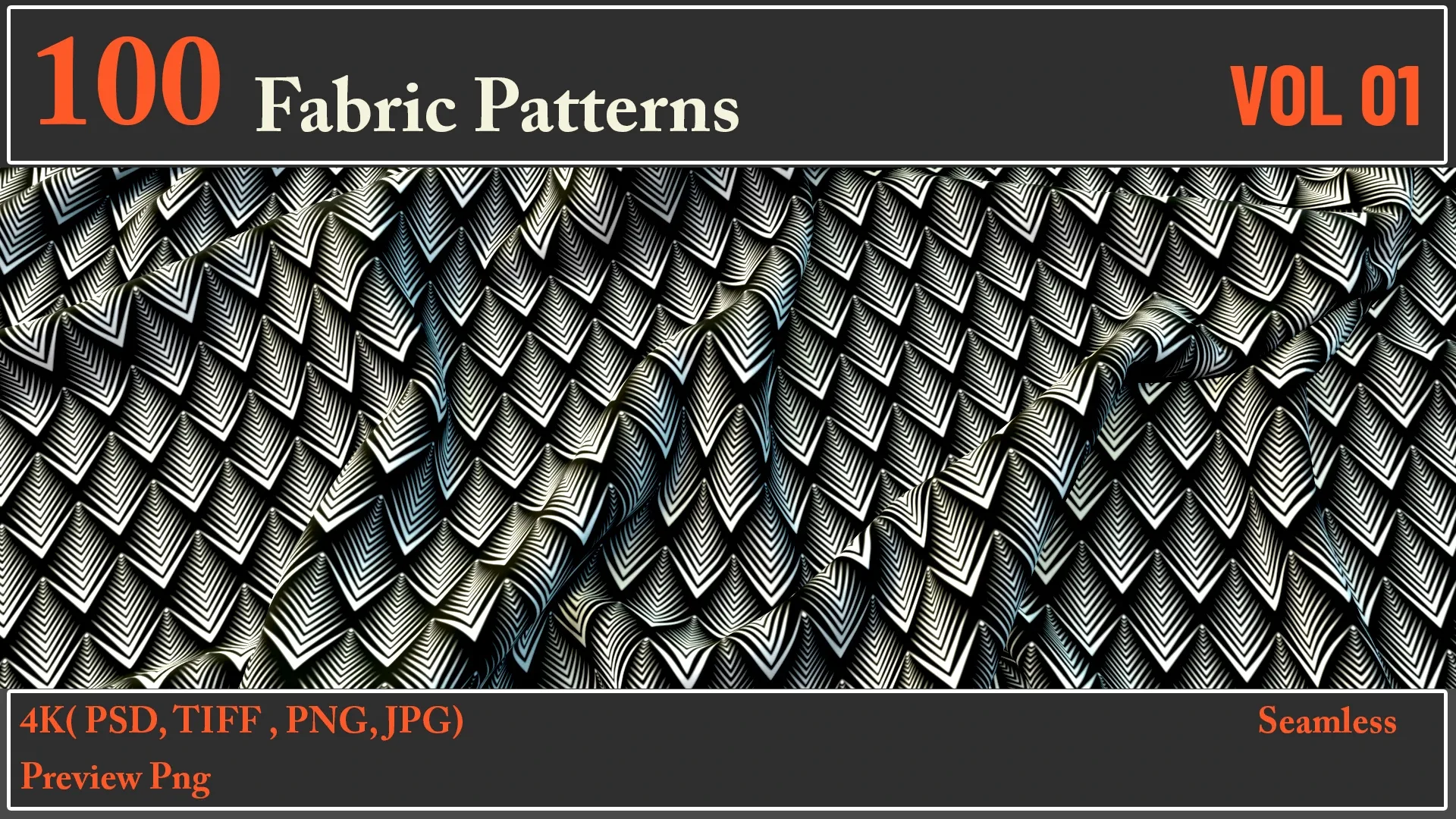 100 Fabric Pattern VOL 01 Texture - FlippedNormals