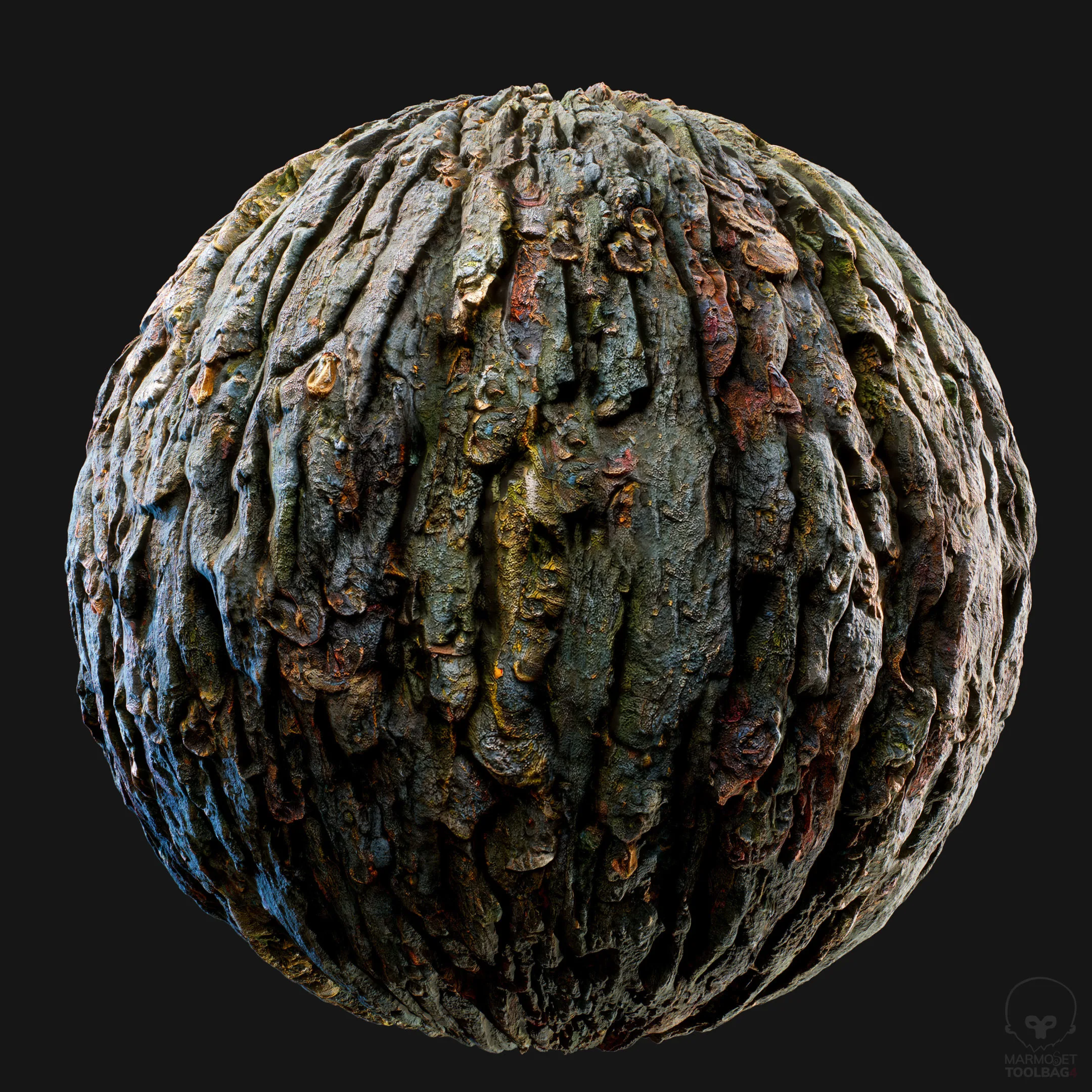 Fantasy Tree Bark Texture - FlippedNormals