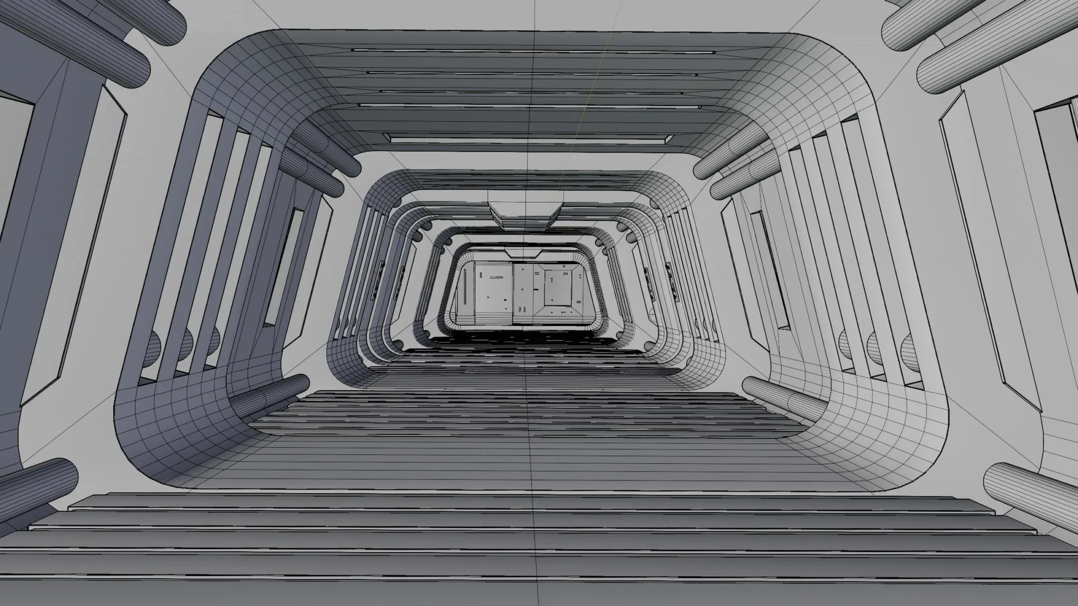 Sci-Fi Passage (Blender) - FlippedNormals