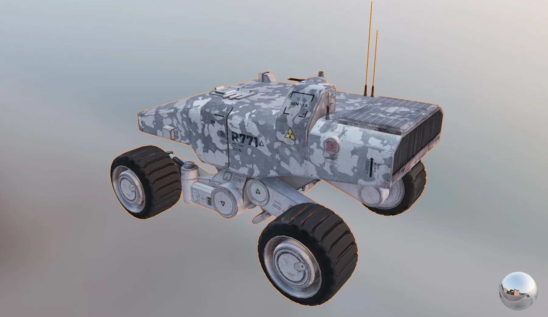 Mars Military Rover Transporter - FlippedNormals