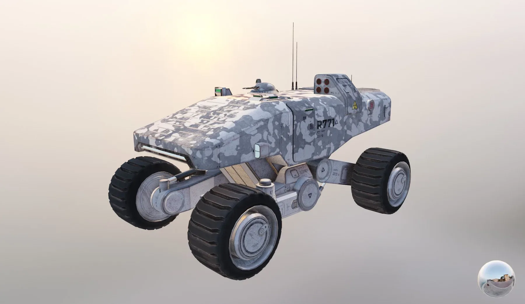 Mars Military Rover Transporter - FlippedNormals