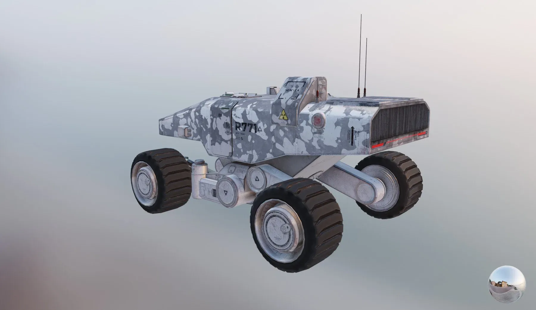 Mars Military Rover Transporter - FlippedNormals