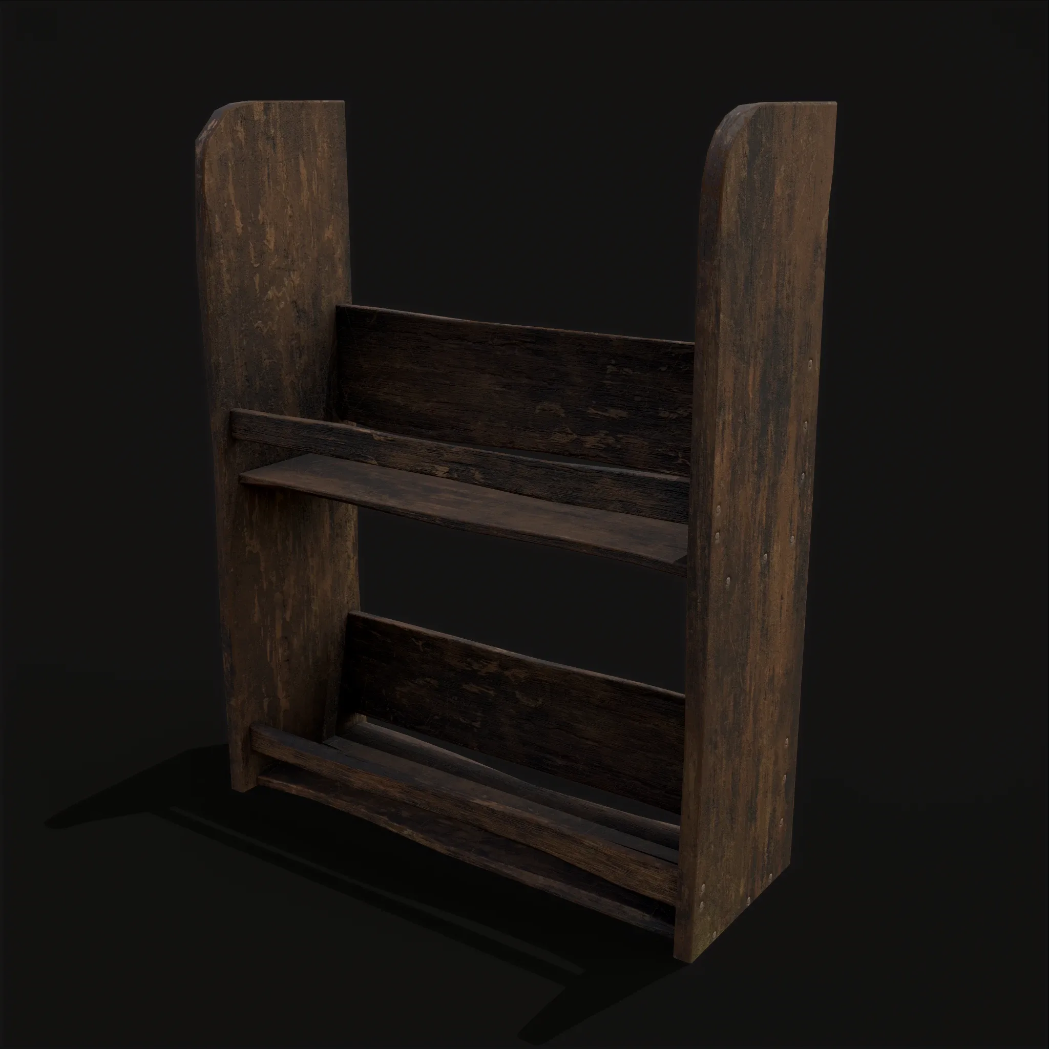 Medieval Wall Mounted Wooden Dish - FlippedNormals