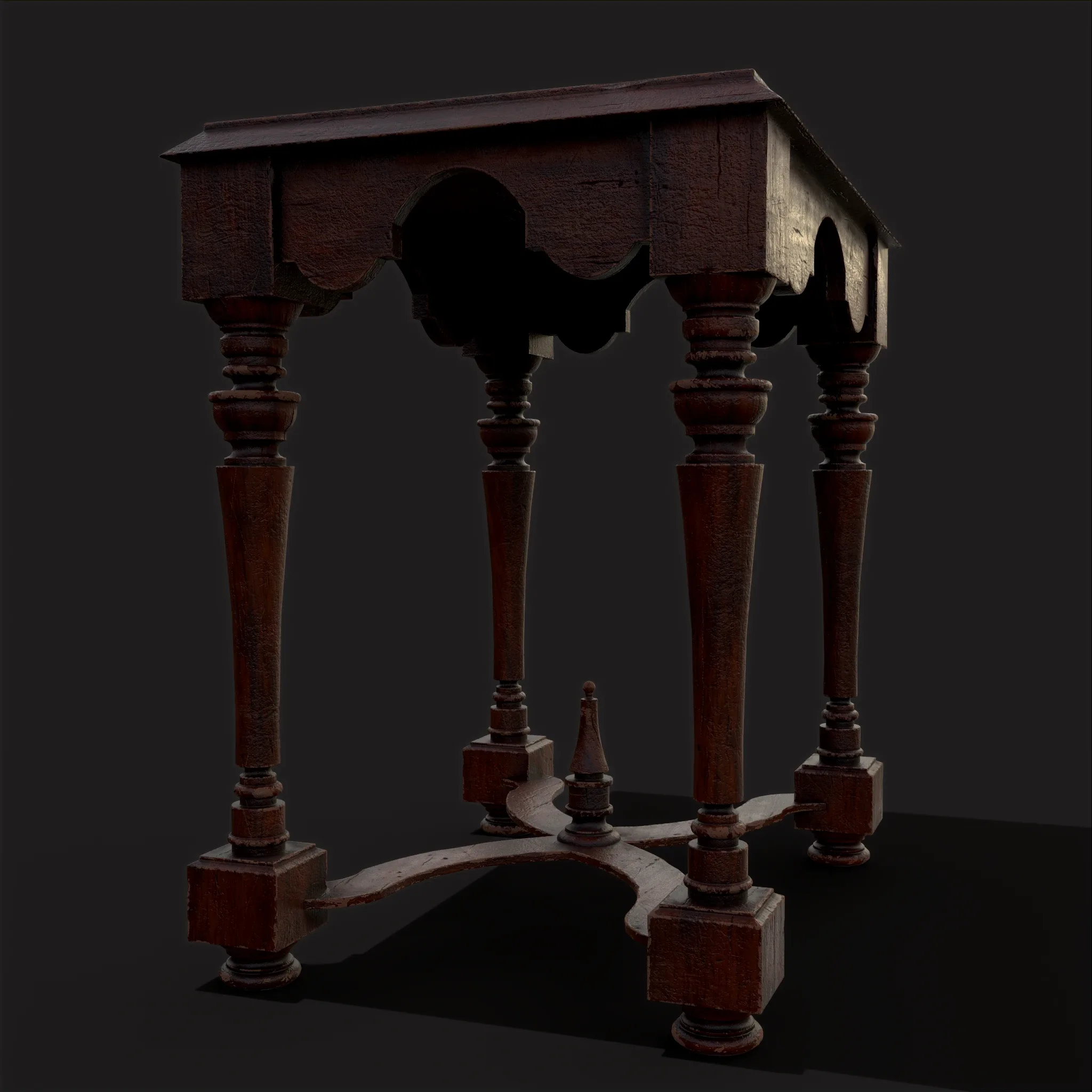 Medieval Elegant Rectangle Table - FlippedNormals