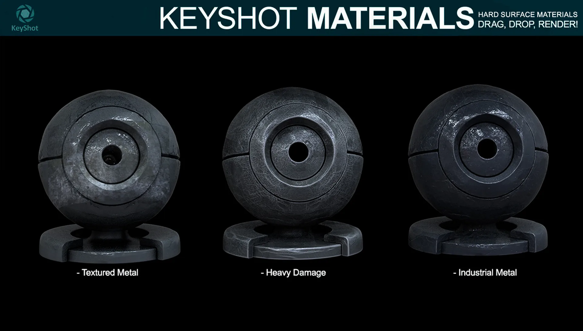 Hard Surface Materials for Keyshot - FlippedNormals