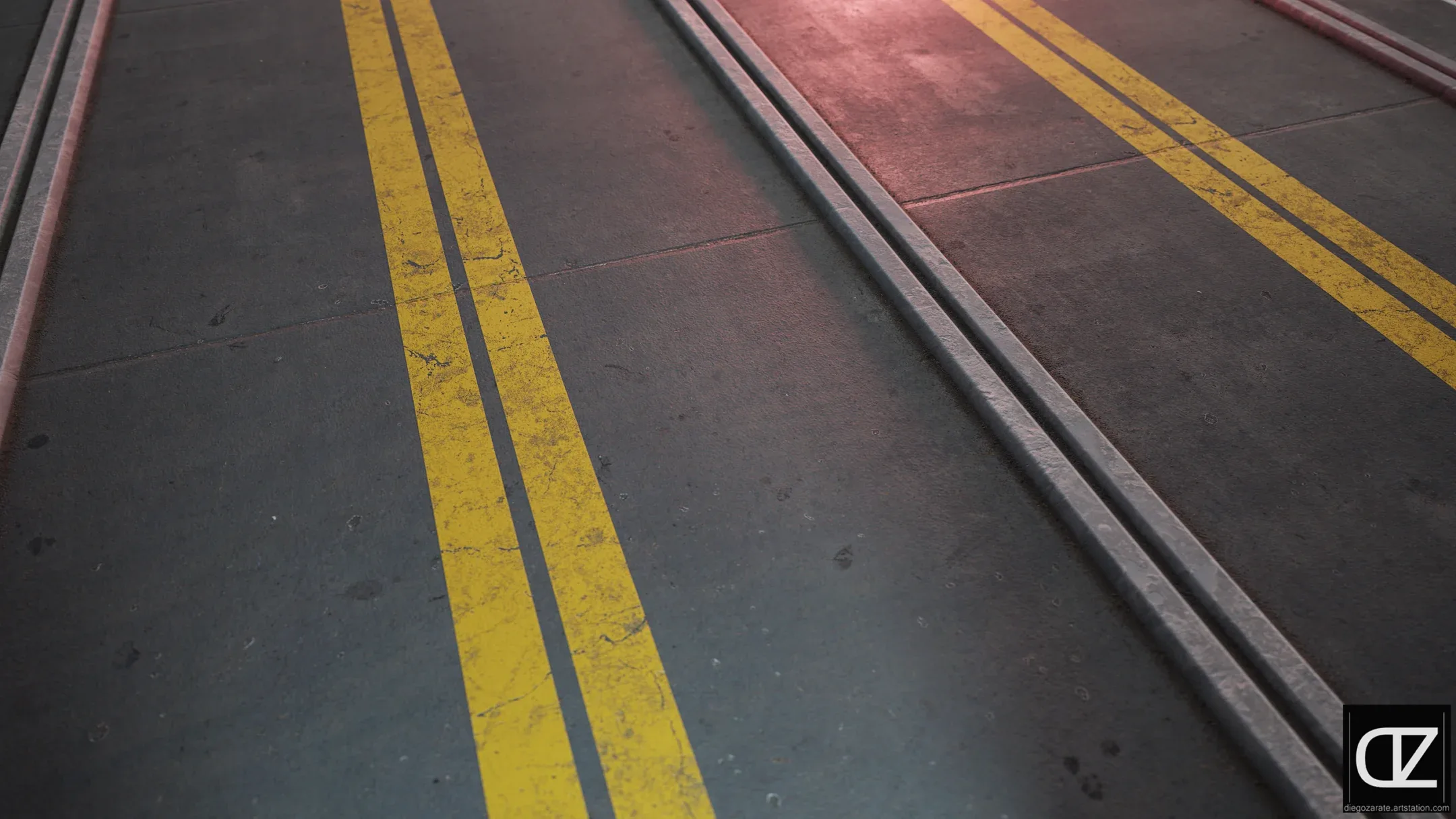 PBR - ROAD , ROUTE - 4K MATERIAL - FlippedNormals