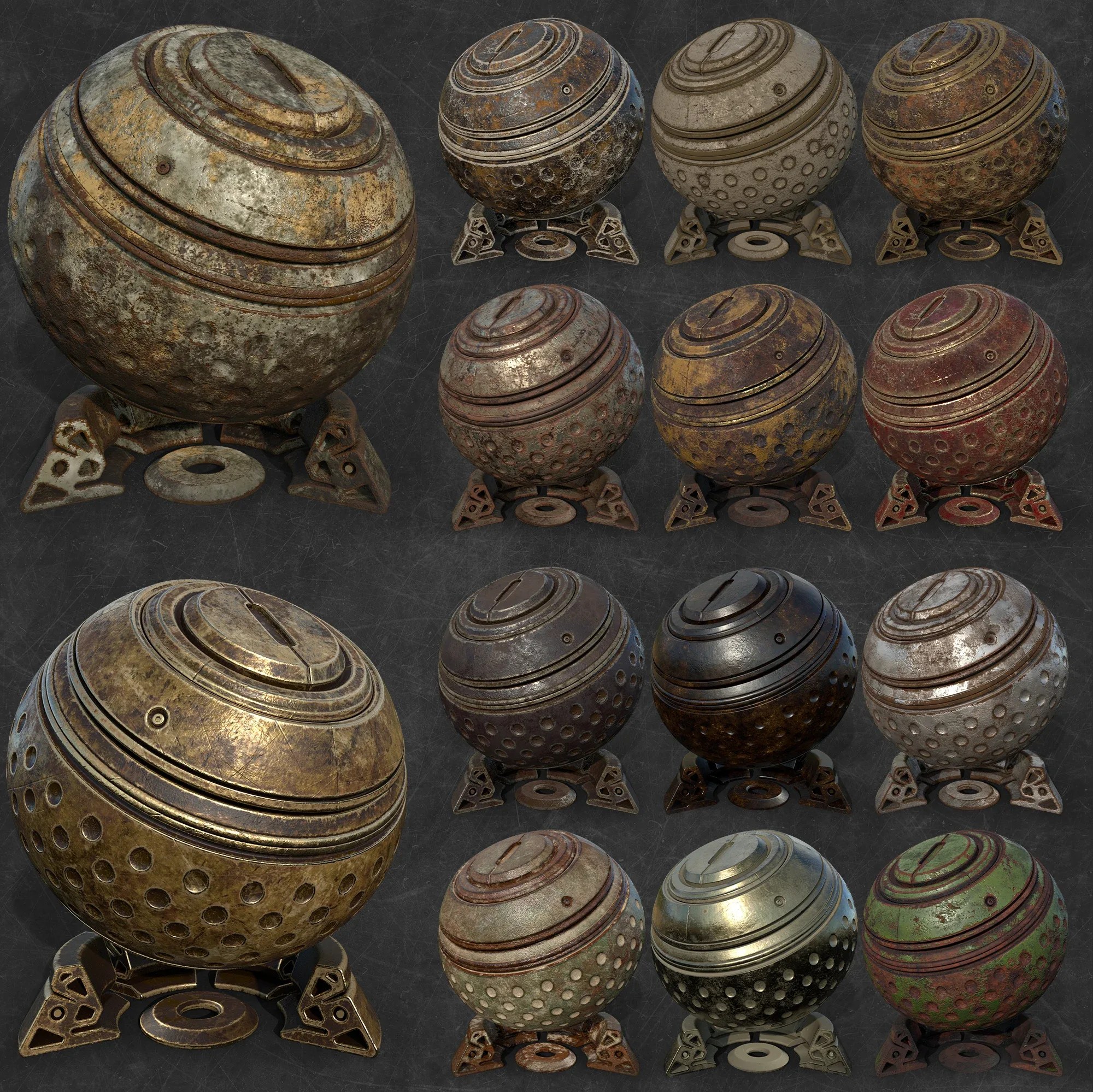 30 Rust Smart Material Vol.4 + - FlippedNormals