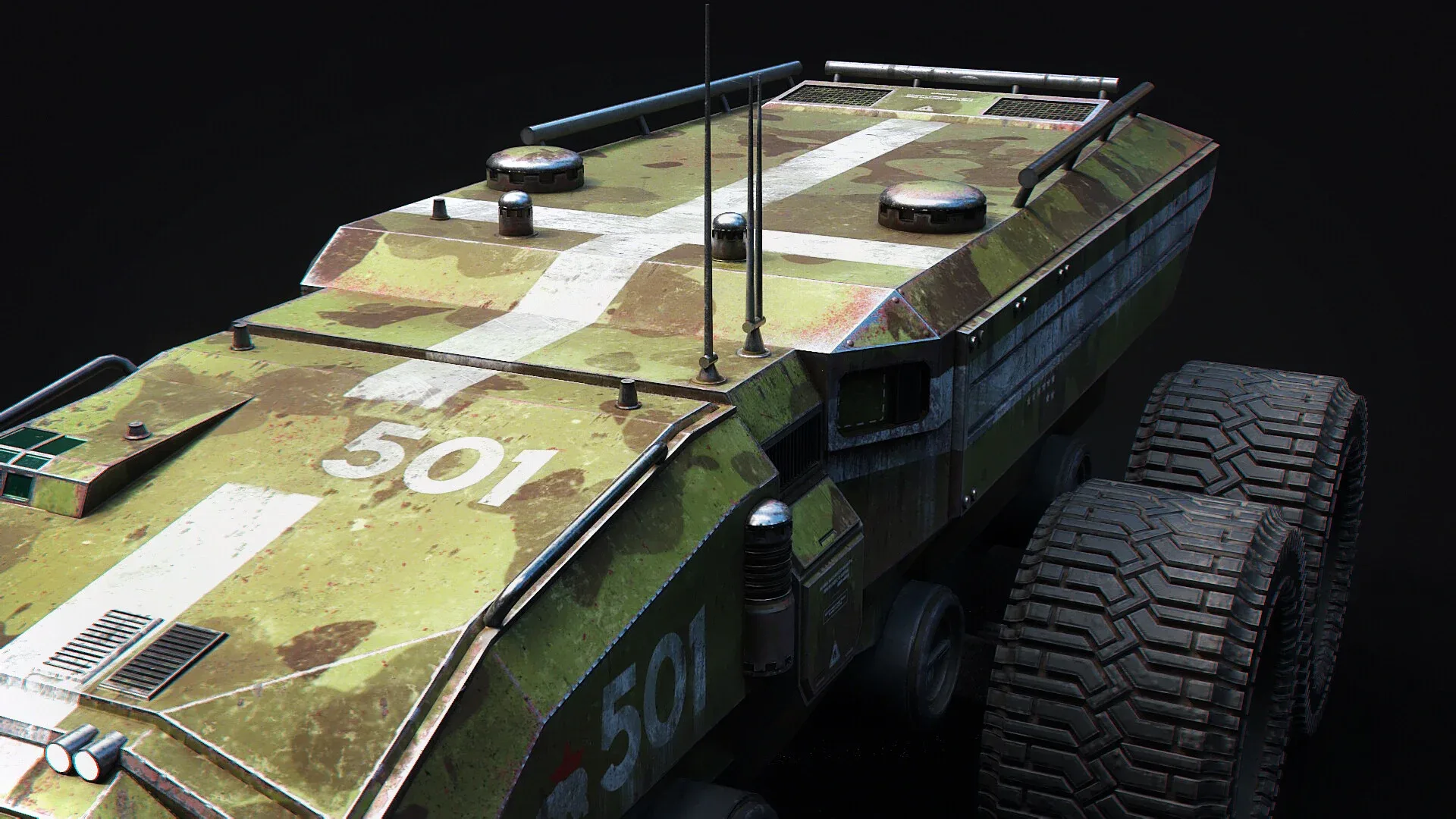 Technical Vehicle transporter Source - FlippedNormals