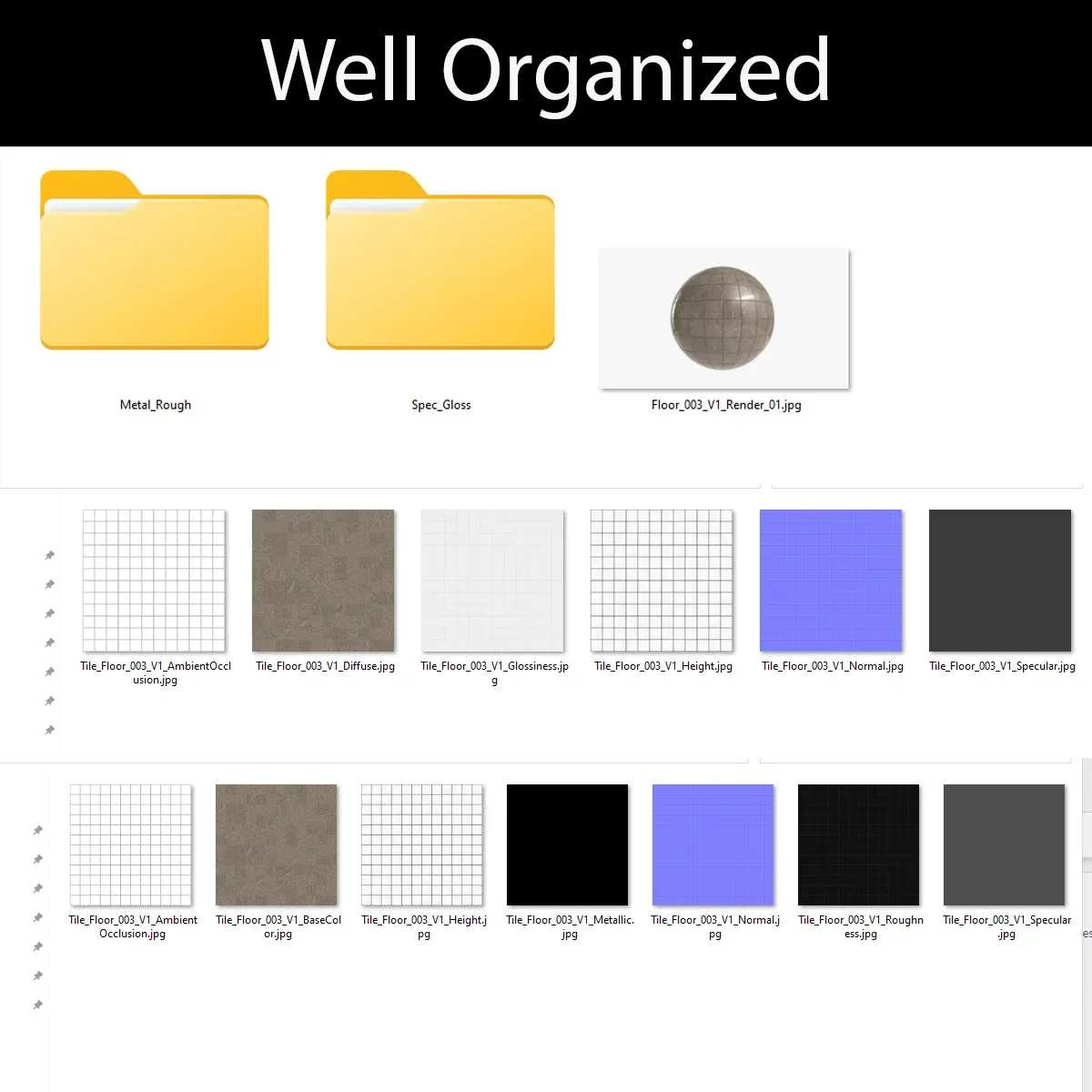 Tile 004 Cielo Granite Bundle FULL - FlippedNormals