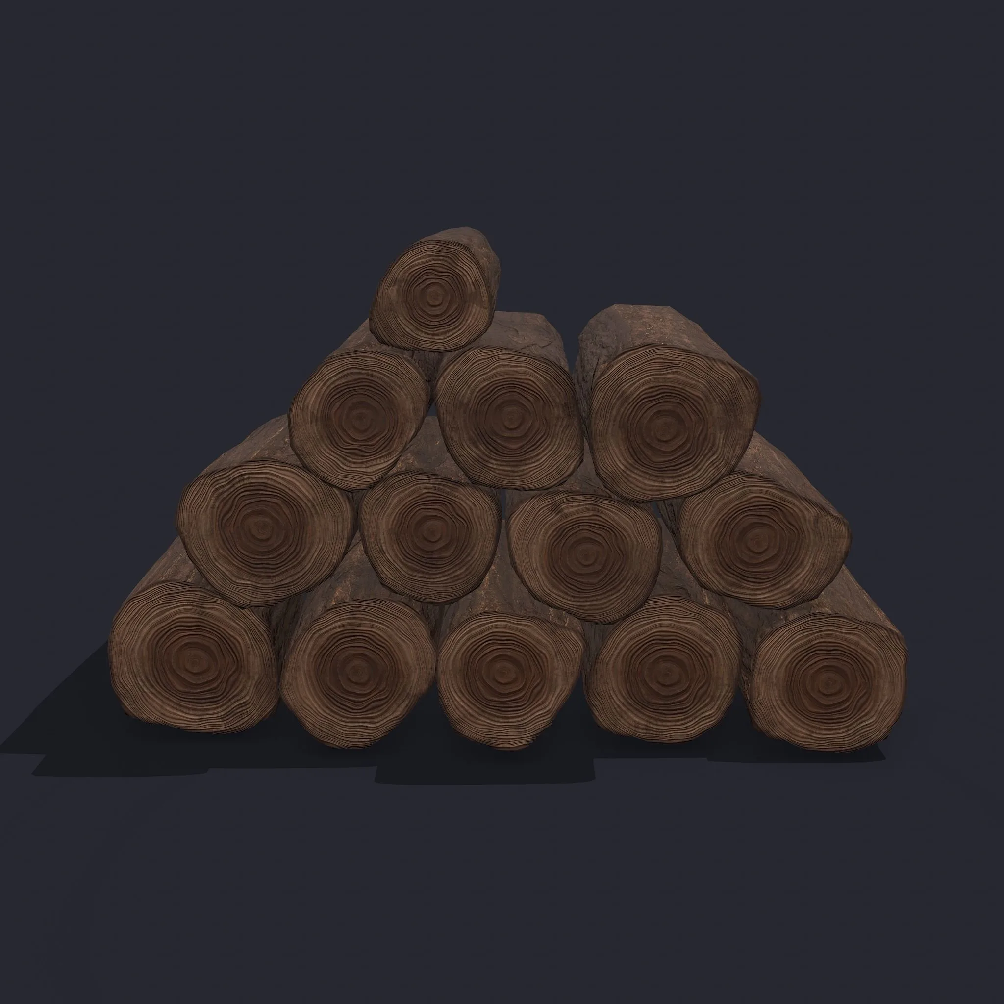 Wood Logs Stack - FlippedNormals