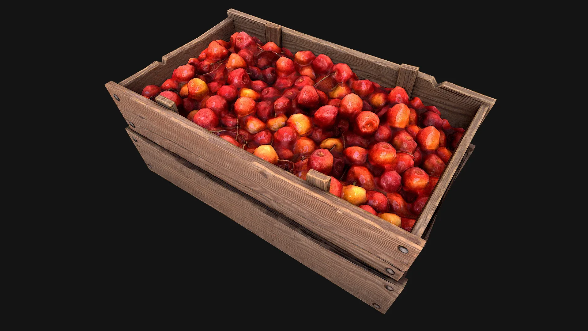 Cherries Crate Box - FlippedNormals