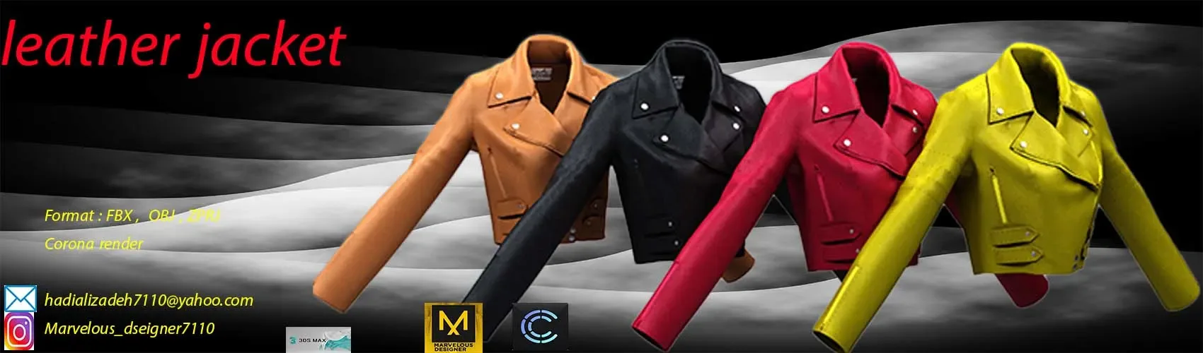 leather jacket - FlippedNormals