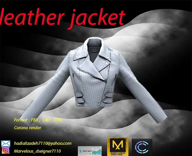 leather jacket - FlippedNormals