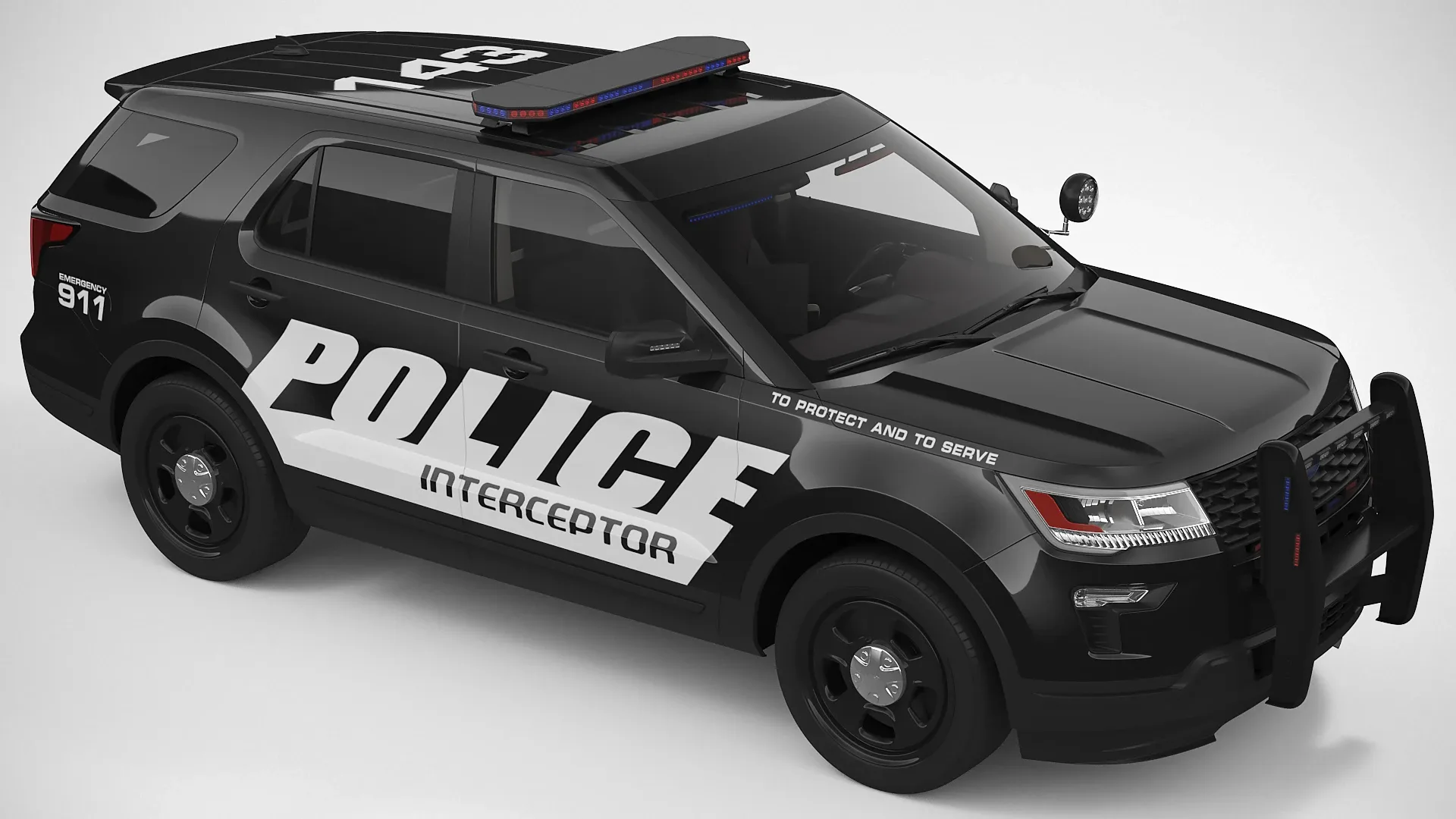 Ford Explorer 2019 Police - FlippedNormals