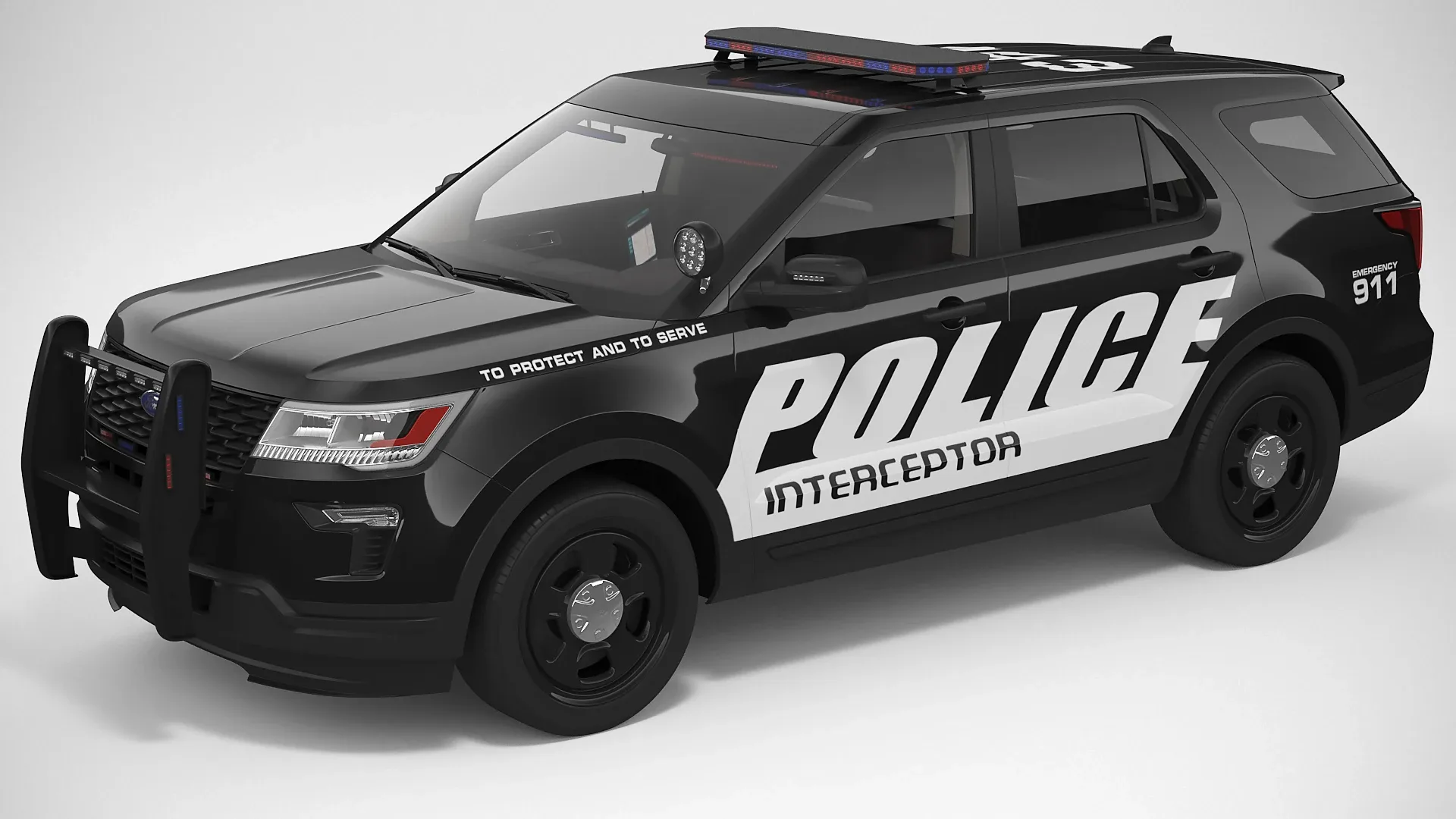 Ford Explorer 2019 Police - FlippedNormals