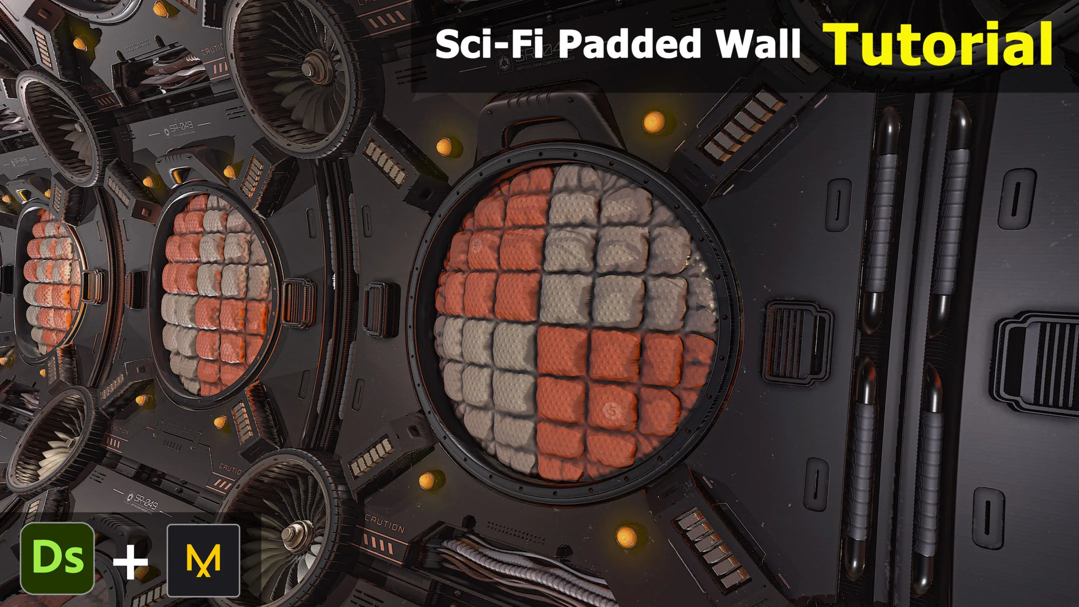 Sci-Fi Padded Wall Tutorial - FlippedNormals